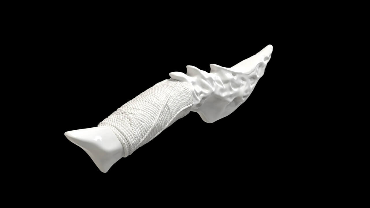 Avatar Navi Jake Hunting Knife - 3D Model by Arnelmation