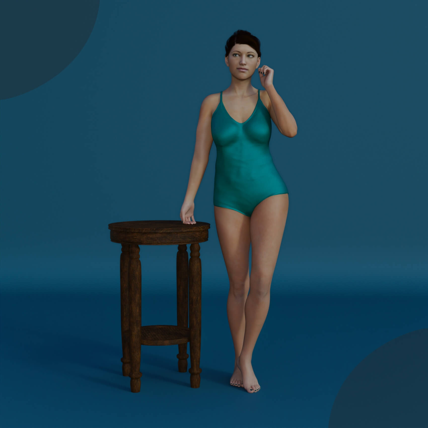 AR Draw Me Poses for G8F and AR Curvy Body Morph 1 - Daz Content by Arodia