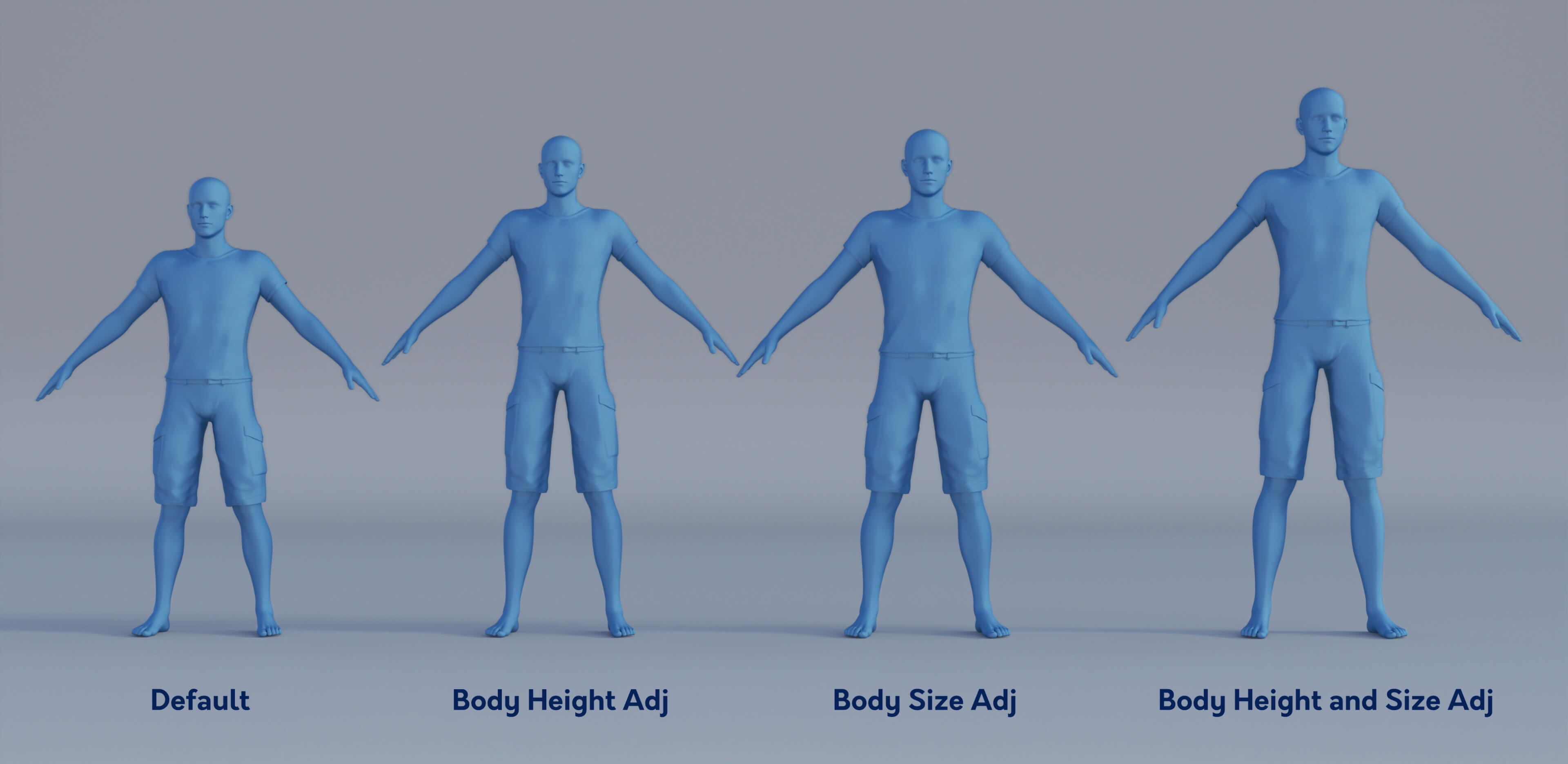 AR Height and Size Adjust for G8M - Free Daz Content by Arodia