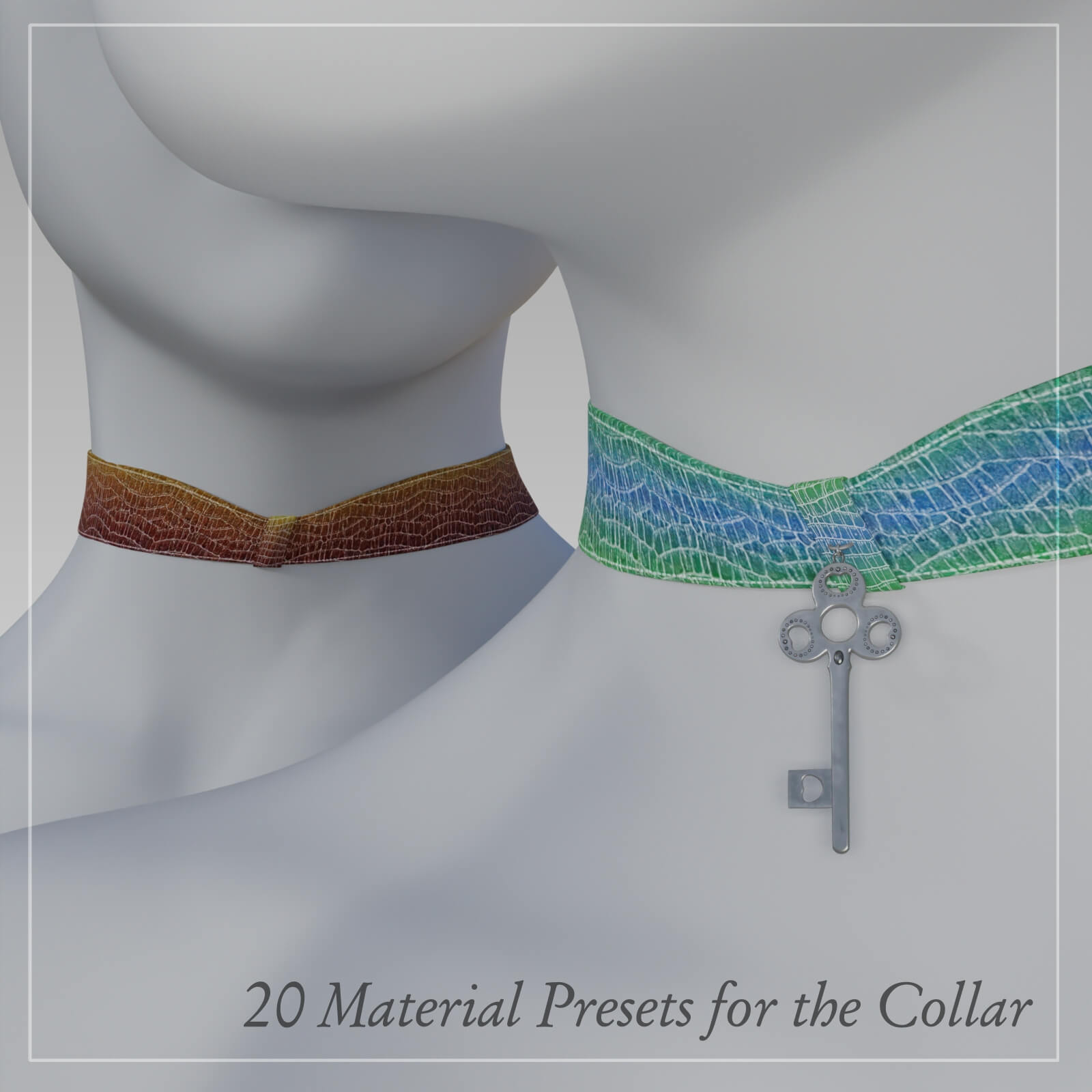 AR Key To My Heart Leather 1 Materials - Free Daz Content by Arodia