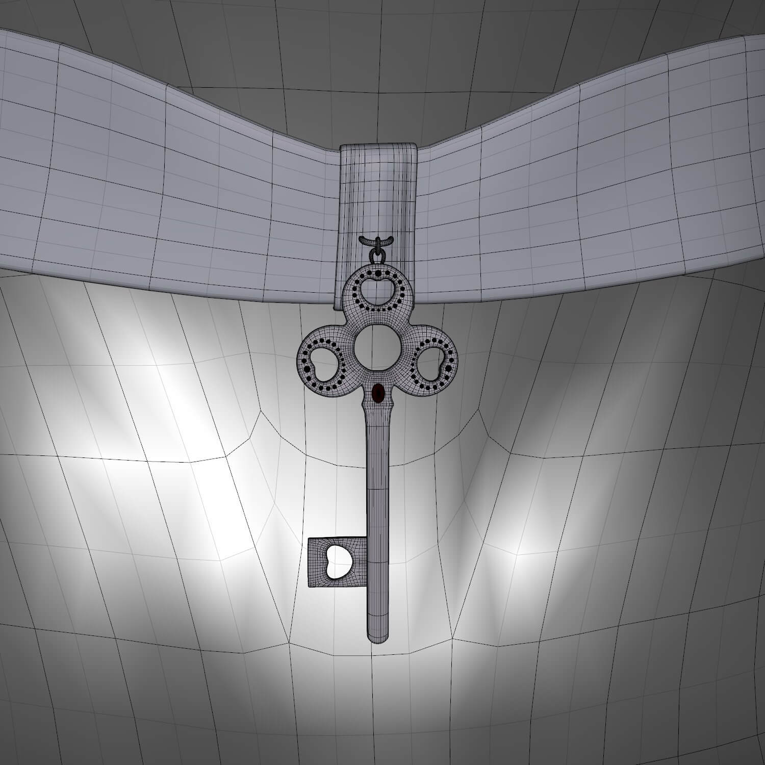 AR Key Chocker WIP 1 3D Render, Digital Art by Arodia