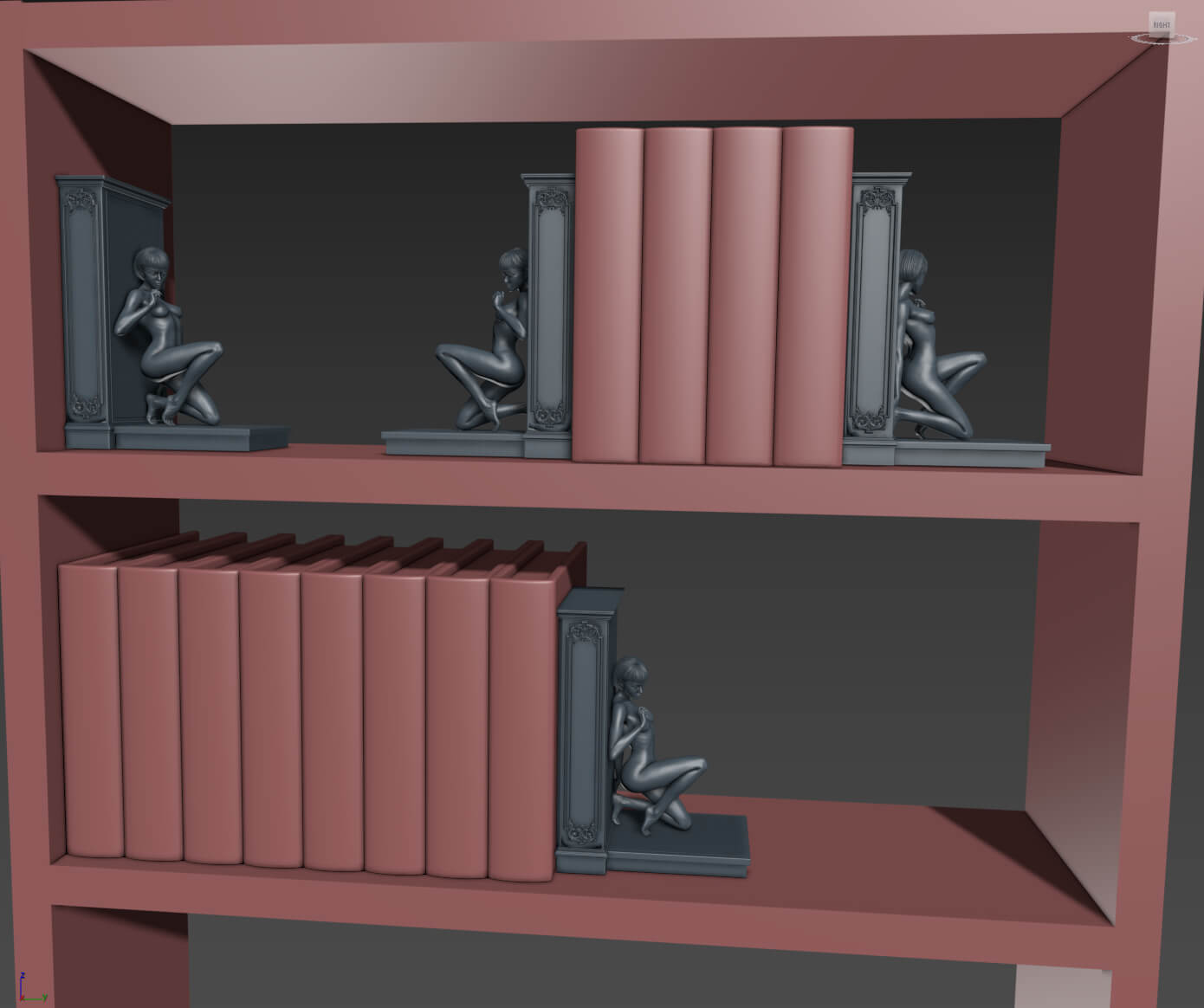 3d Printed Things 3d Printed Bookends Ballerina Bookends Dancer 3D ...