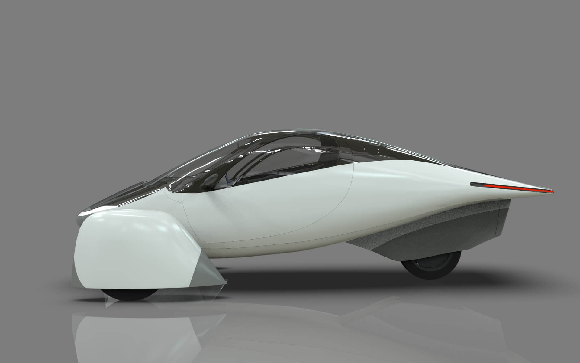 Aptera electric vehicle - 3D Model by Arq_Lugo