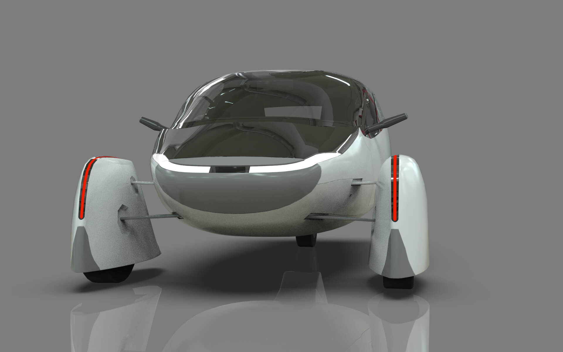 Aptera electric vehicle - 3D Model by Arq_Lugo