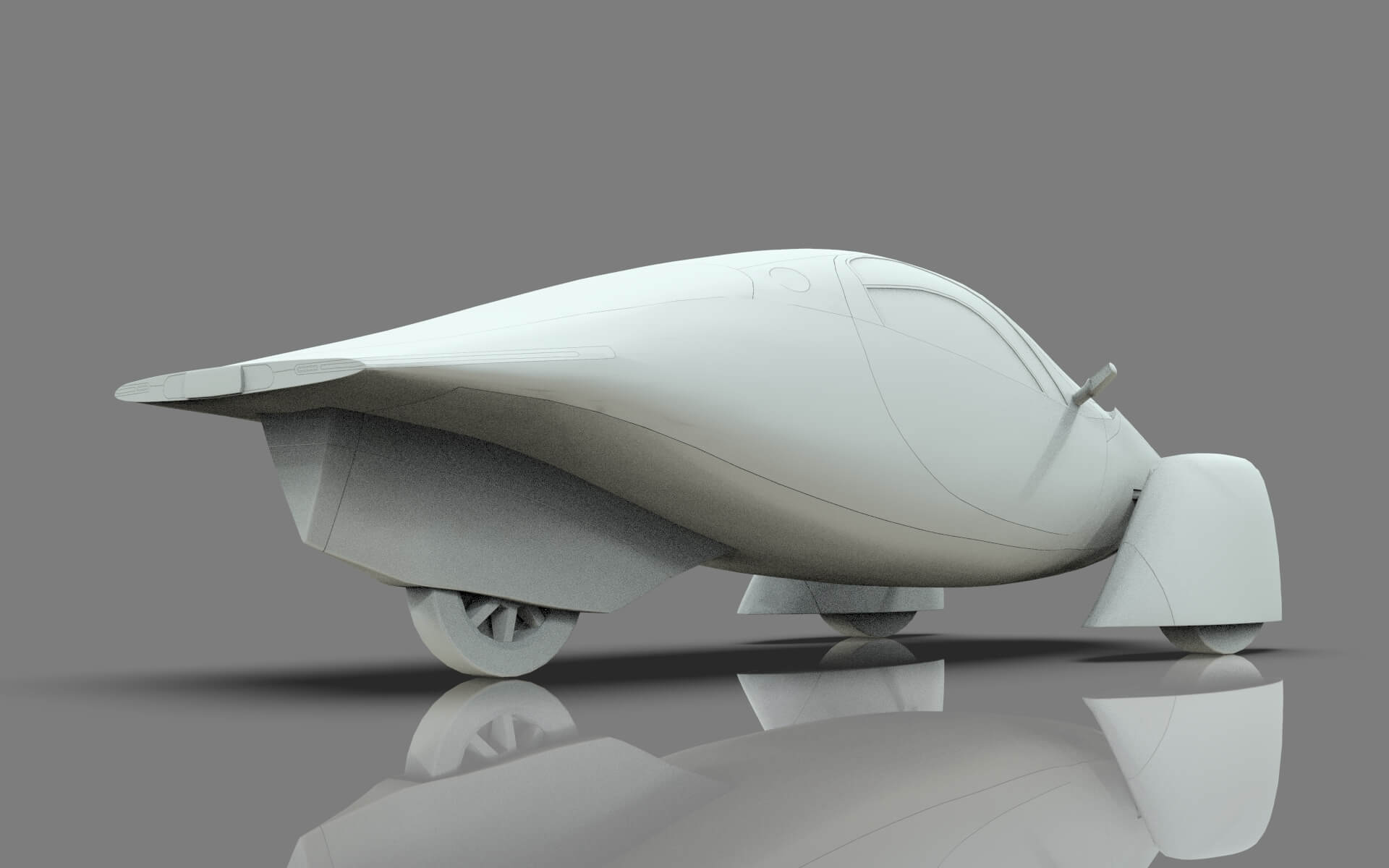Aptera electric vehicle - 3D Model by Arq_Lugo