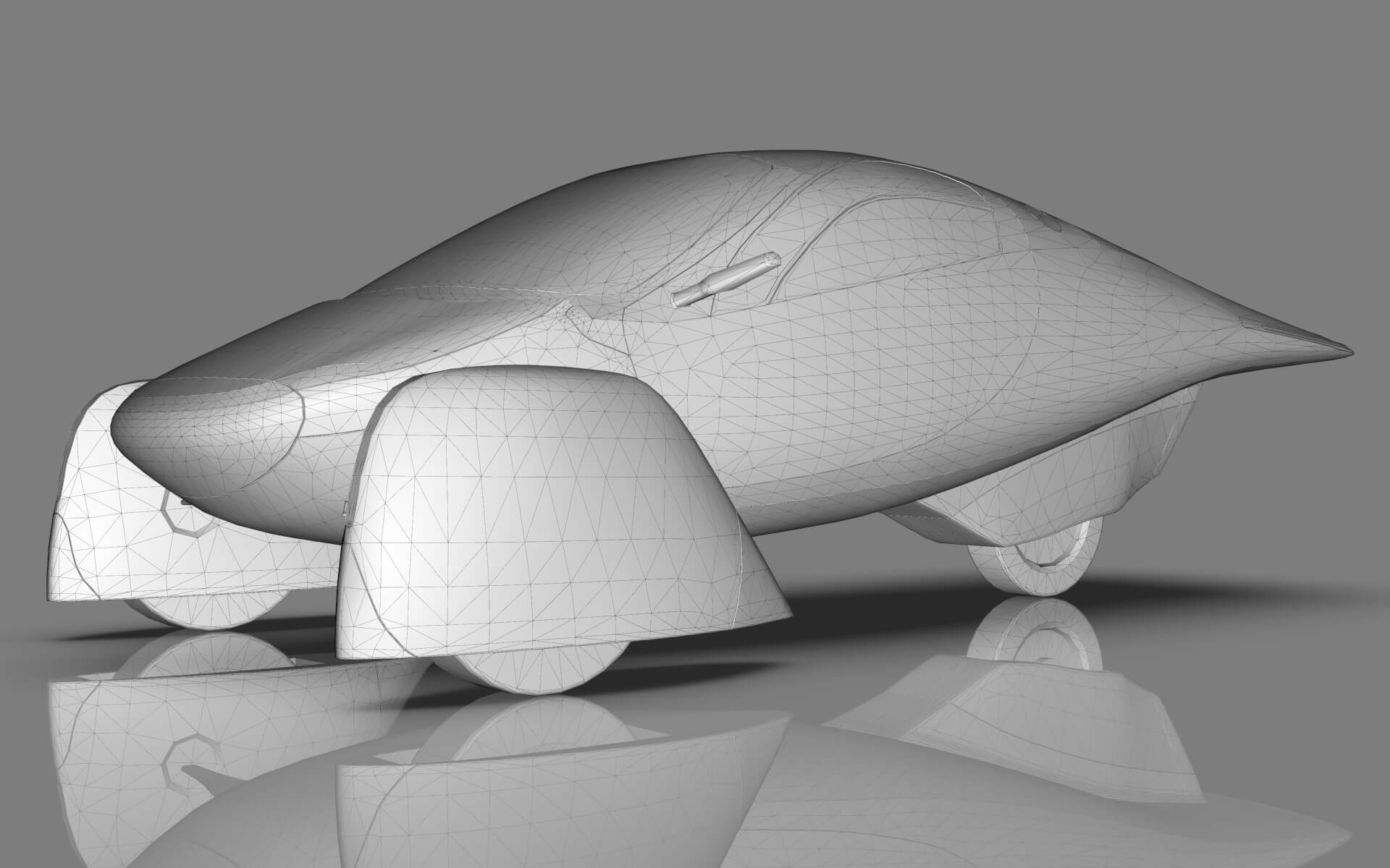 Aptera electric vehicle - 3D Model by Arq_Lugo