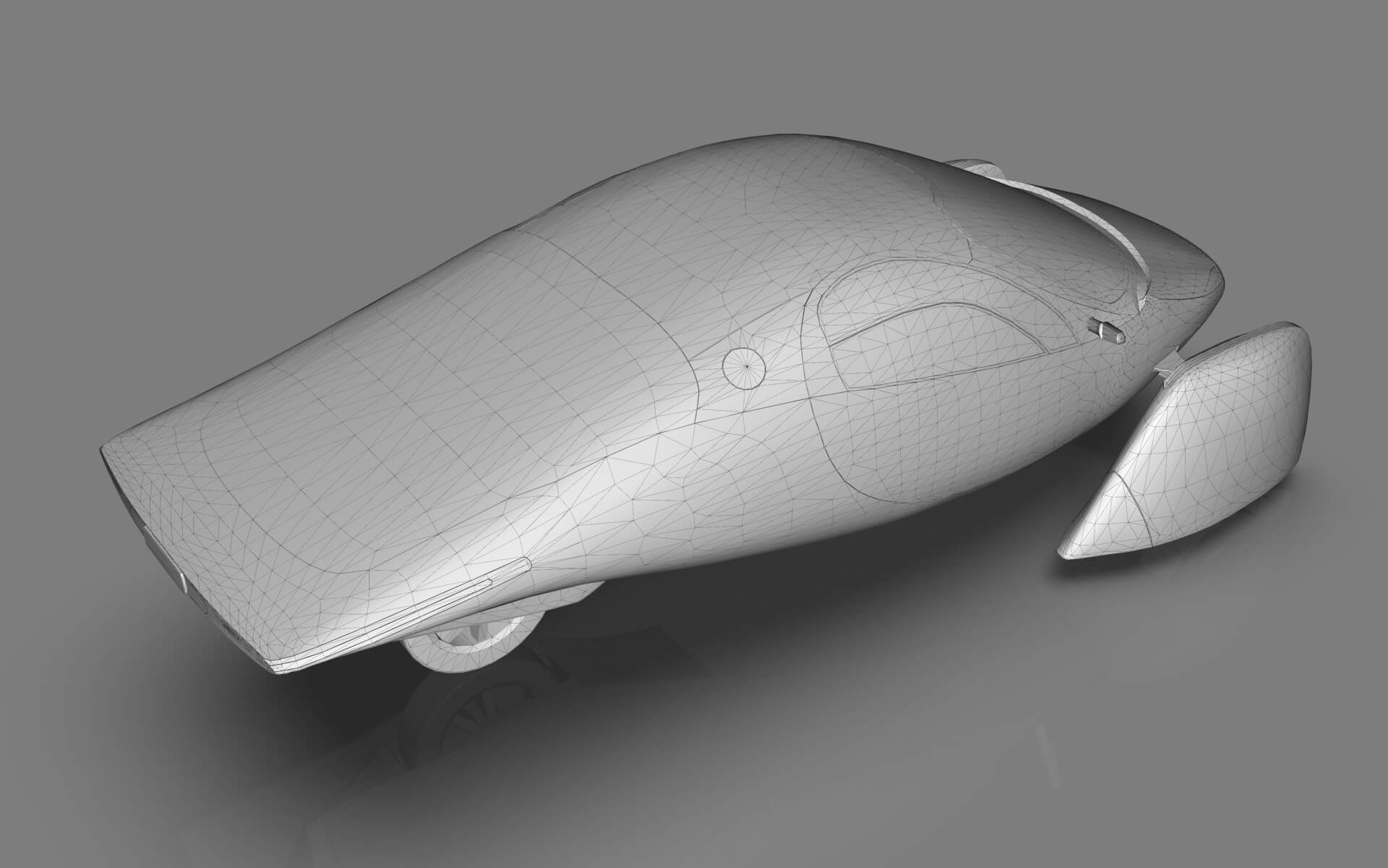 Aptera electric vehicle - 3D Model by Arq_Lugo