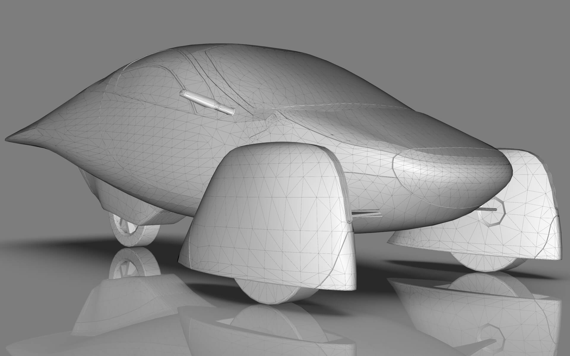 Aptera electric vehicle - 3D Model by Arq_Lugo