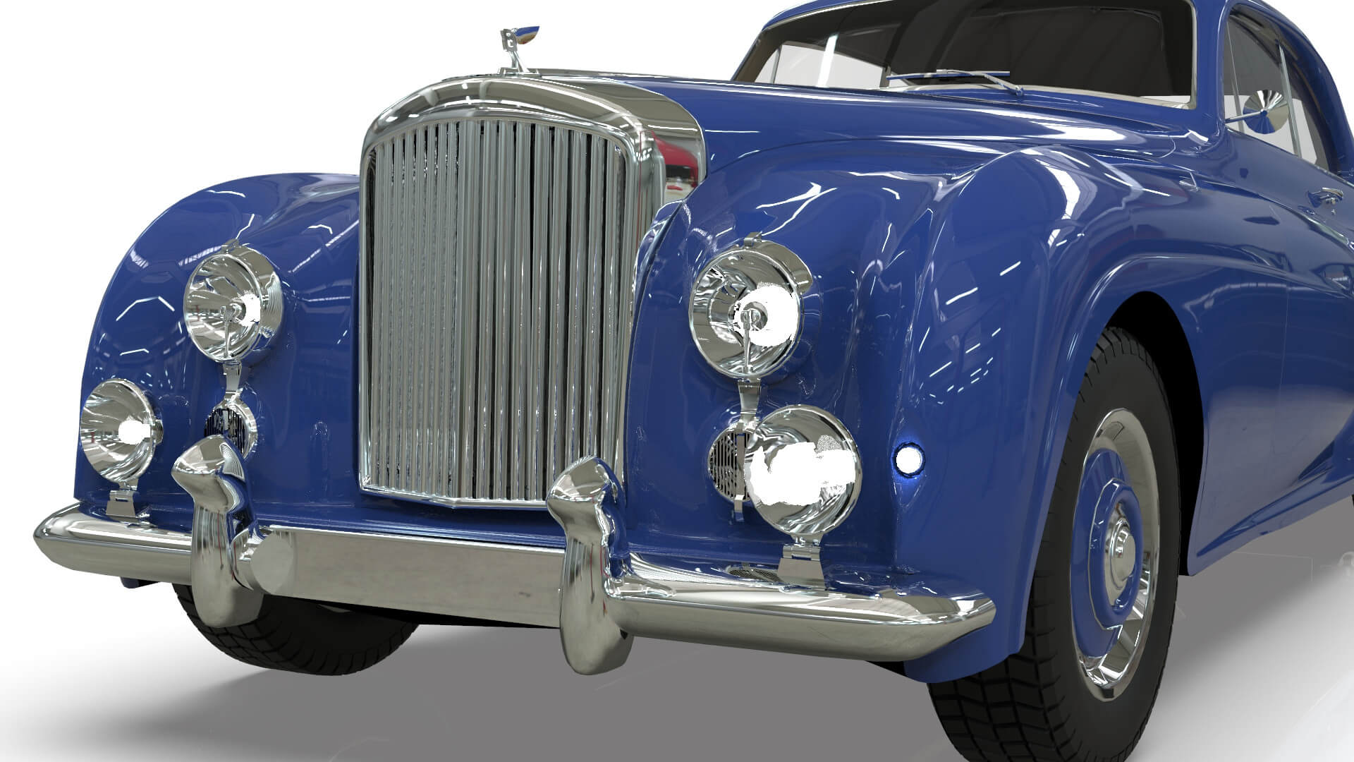 Bentley R-Type Continental 1952 Low Poly 3D Model by Arq_Lugo