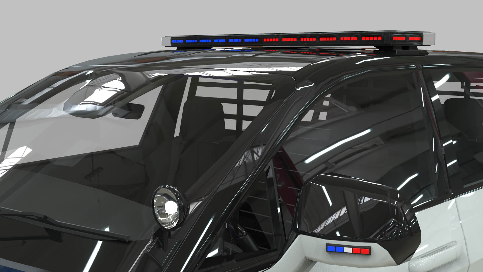 Cadillac Escalade IQ 2024 Police Interceptor - 3D Model by Arq_Lugo