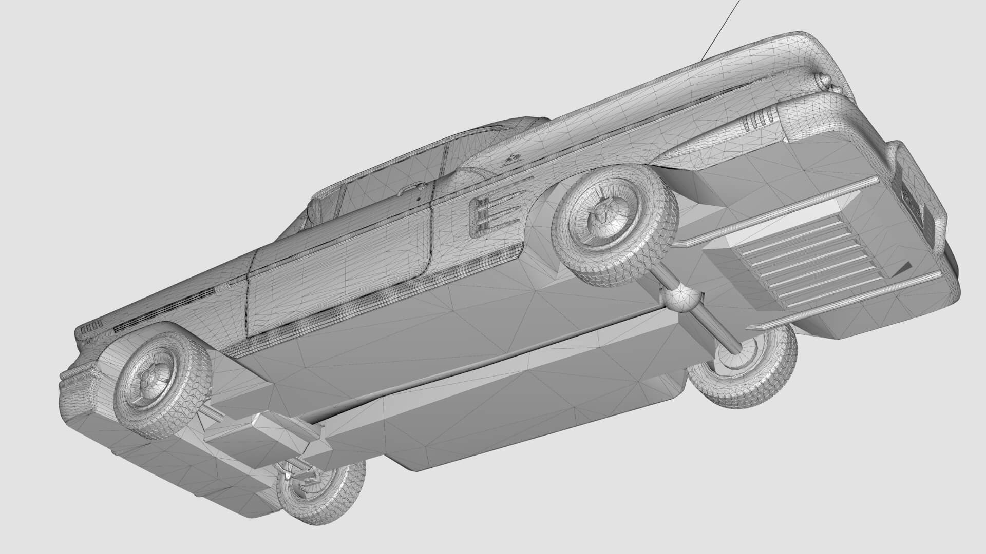 Chevrolet Impala Sport Coupe 1958 - 3D Model by Arq_Lugo