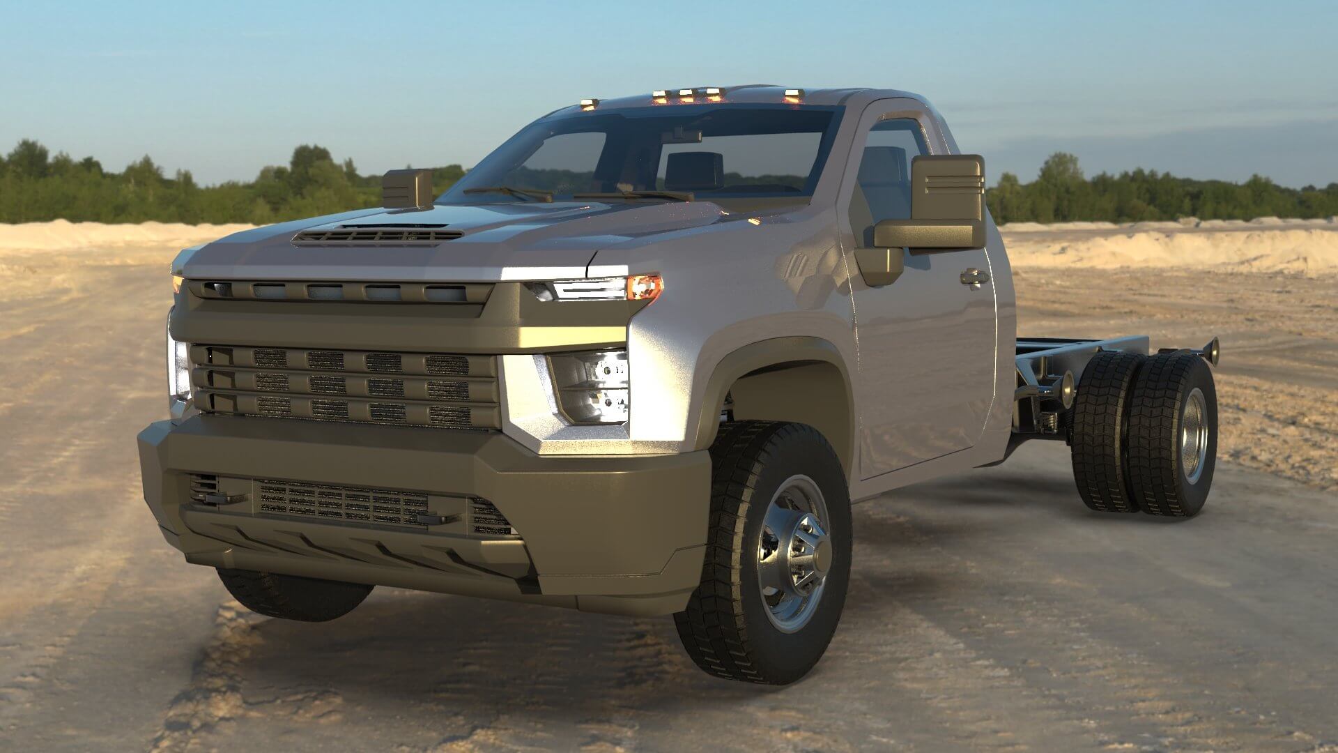 Chevrolet Silverado 3500 2021 - 3D Model by Arq_Lugo
