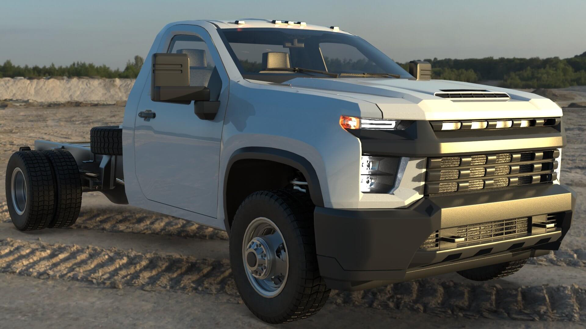 Chevrolet Silverado 3500 2021 - 3D Model by Arq_Lugo