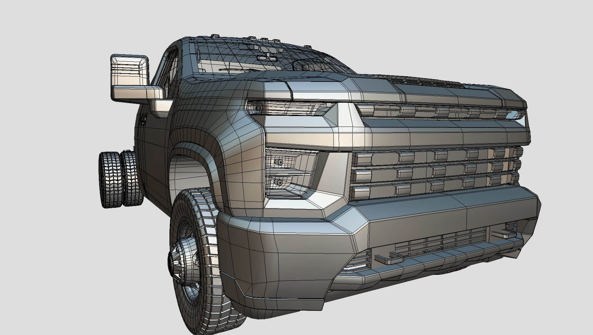 Chevrolet Silverado 3500 2021 - 3D Model by Arq_Lugo