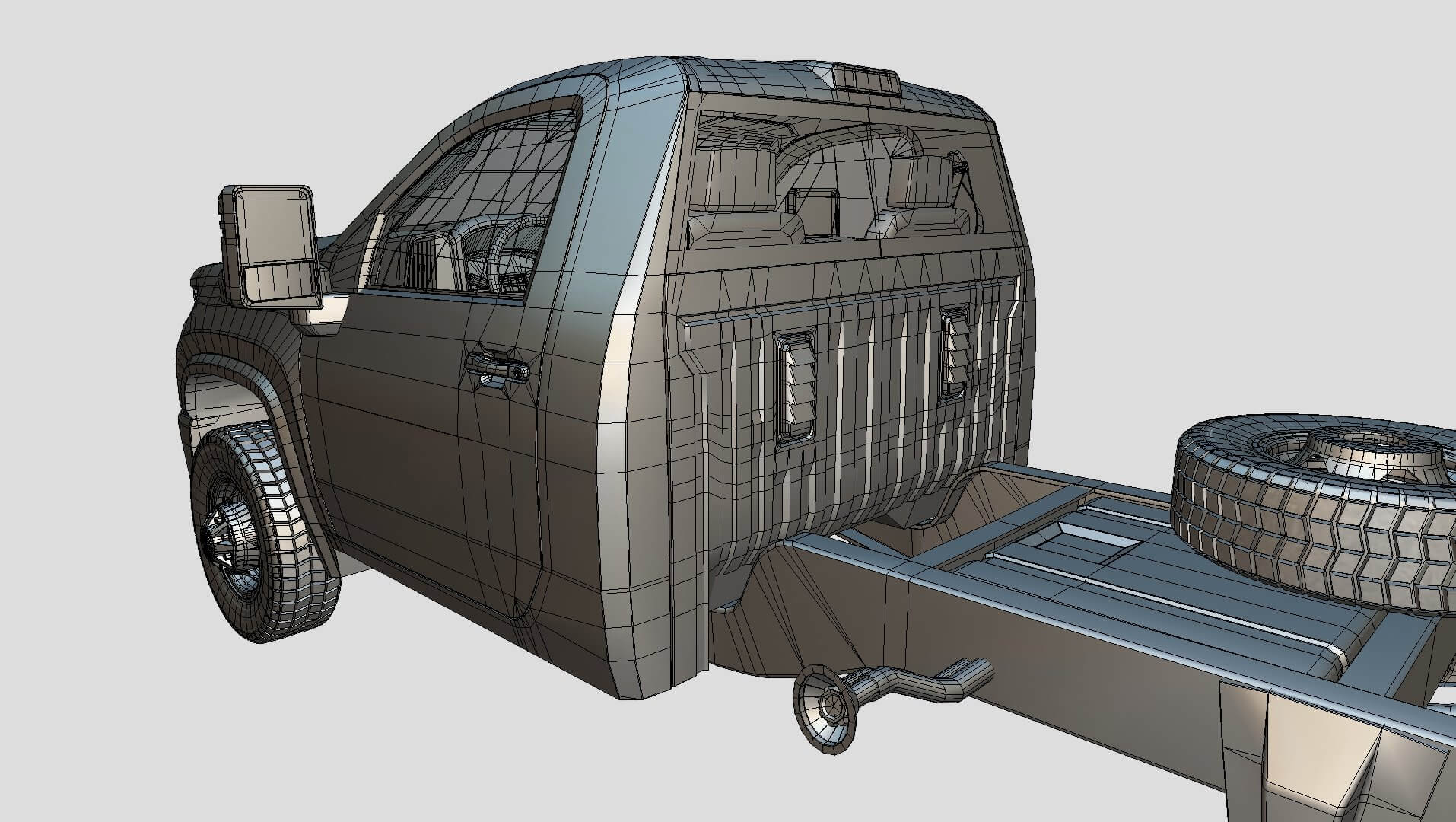 Chevrolet Silverado 3500 2021 - 3D Model by Arq_Lugo