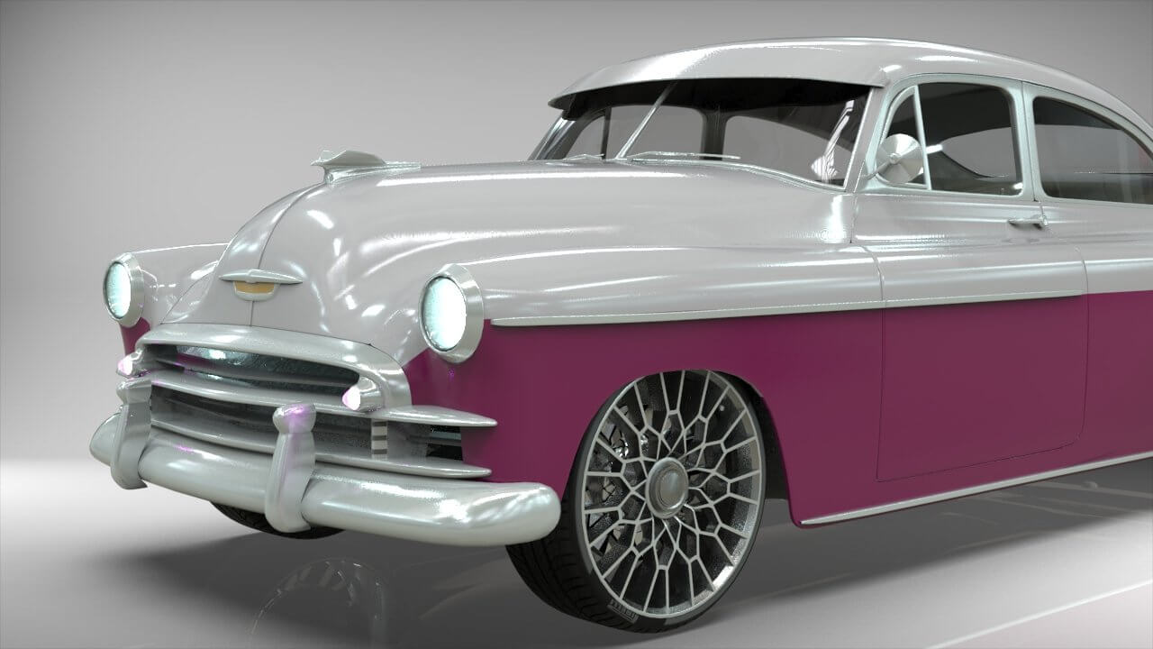 Chevy Fleetline Coupe Custom 1949 - 3D Model by Arq_Lugo