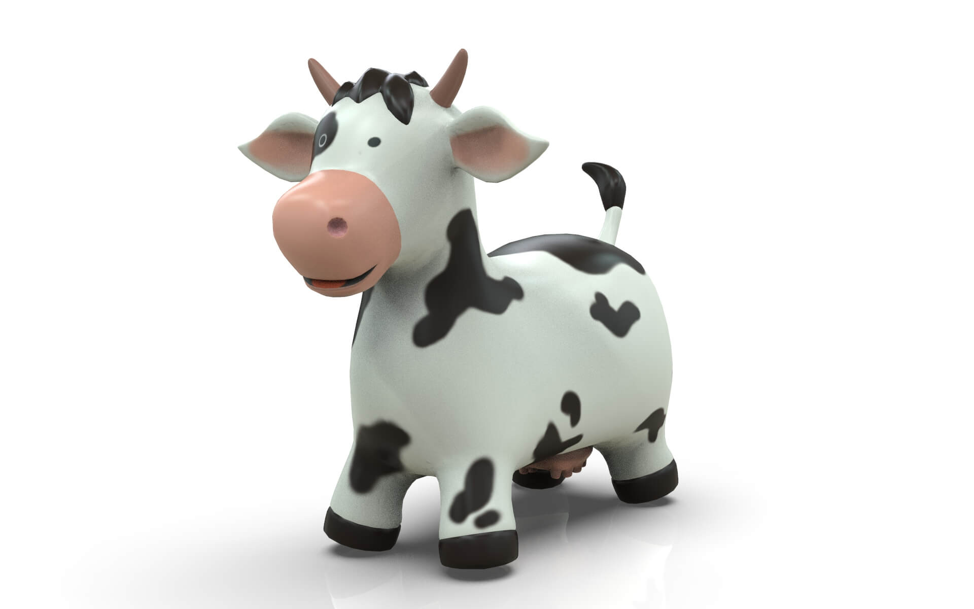 Cow Jumping Toy - 3D Model by Arq_Lugo