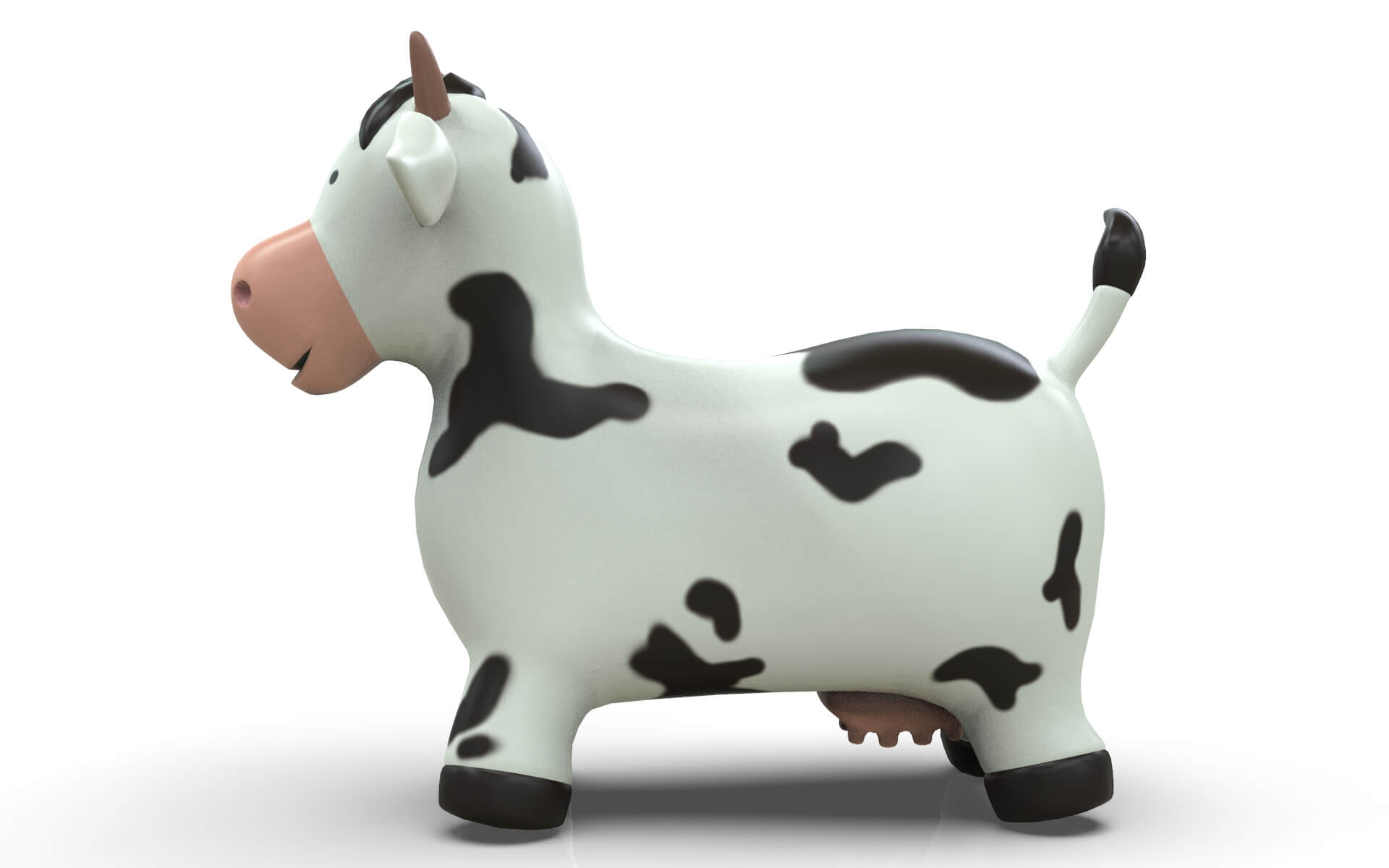 Cow Jumping Toy - 3D Model by Arq_Lugo
