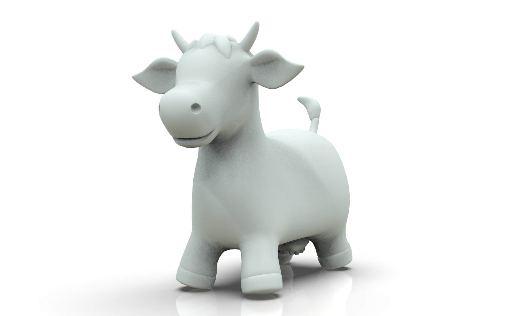 Cow Jumping Toy - 3D Model by Arq_Lugo