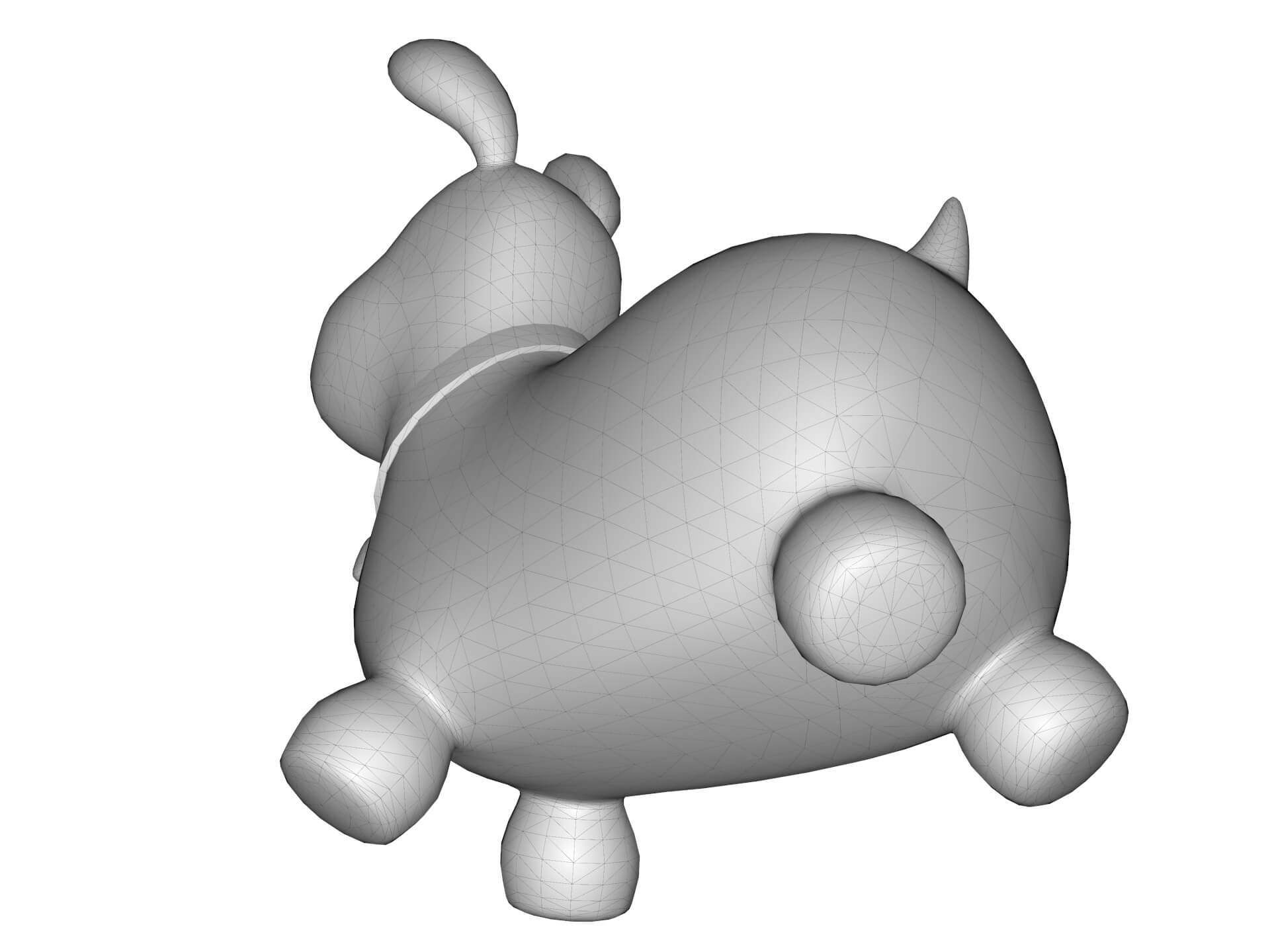 Dog jumping Toy - 3D Model by Arq_Lugo