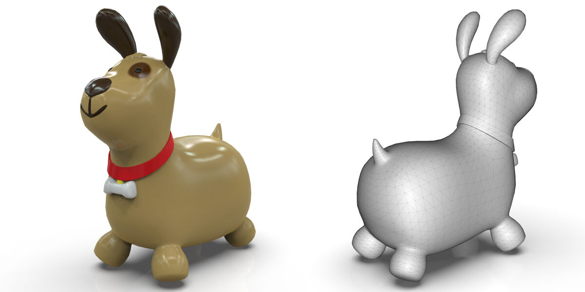 Dog jumping Toy - 3D Model by Arq_Lugo