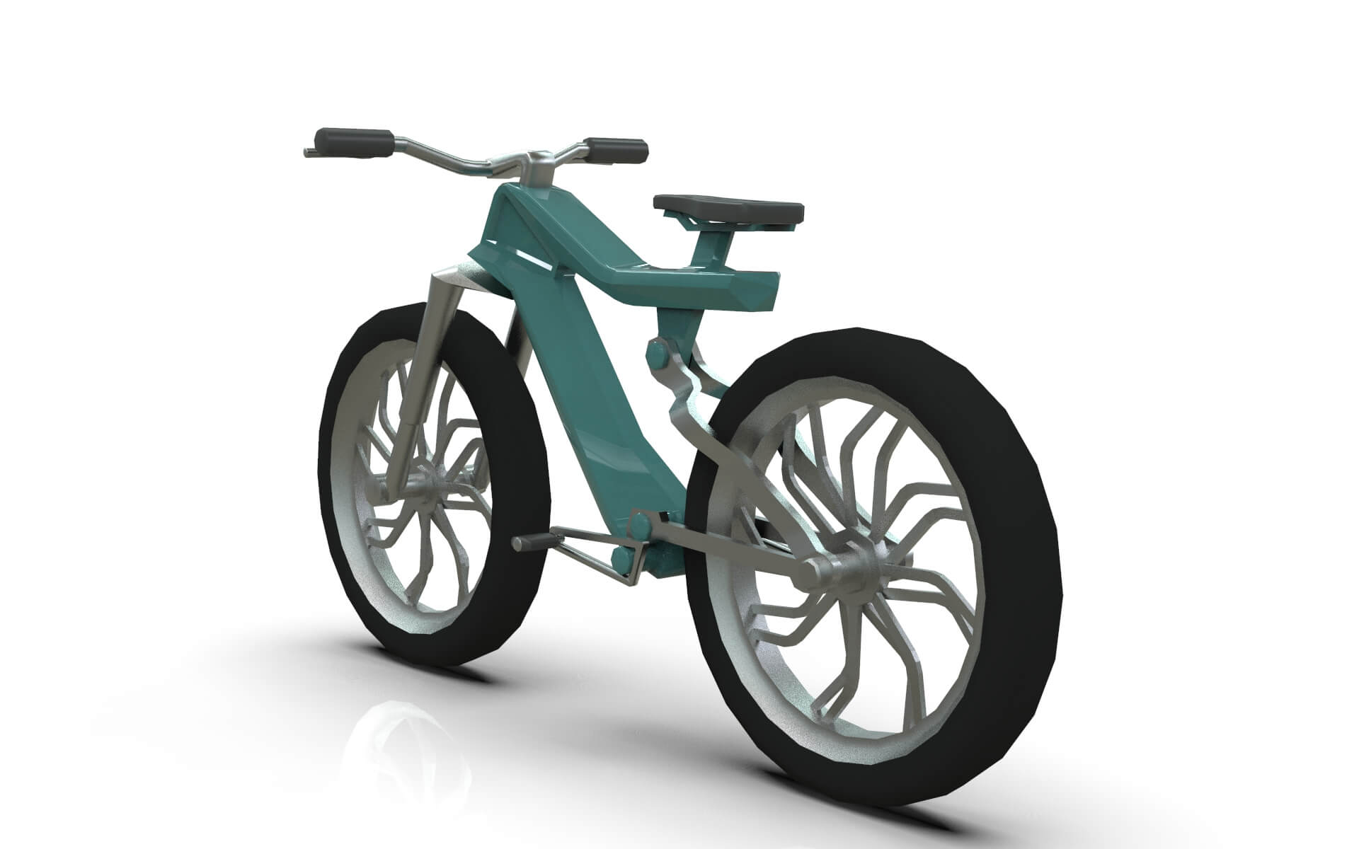 Ebike Concept Bicycle - 3D Model by Arq_Lugo