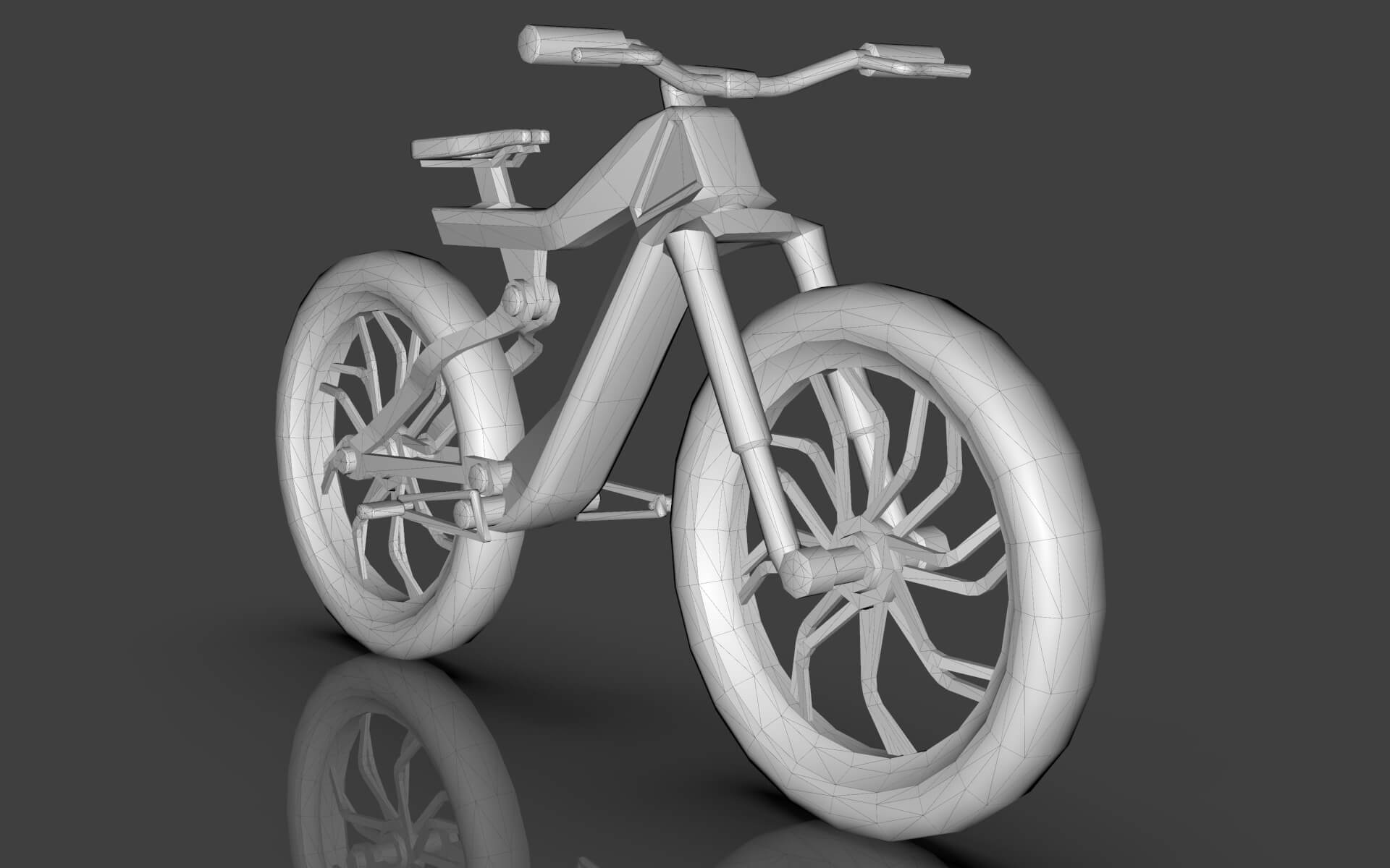 Ebike Concept Bicycle - 3D Model by Arq_Lugo
