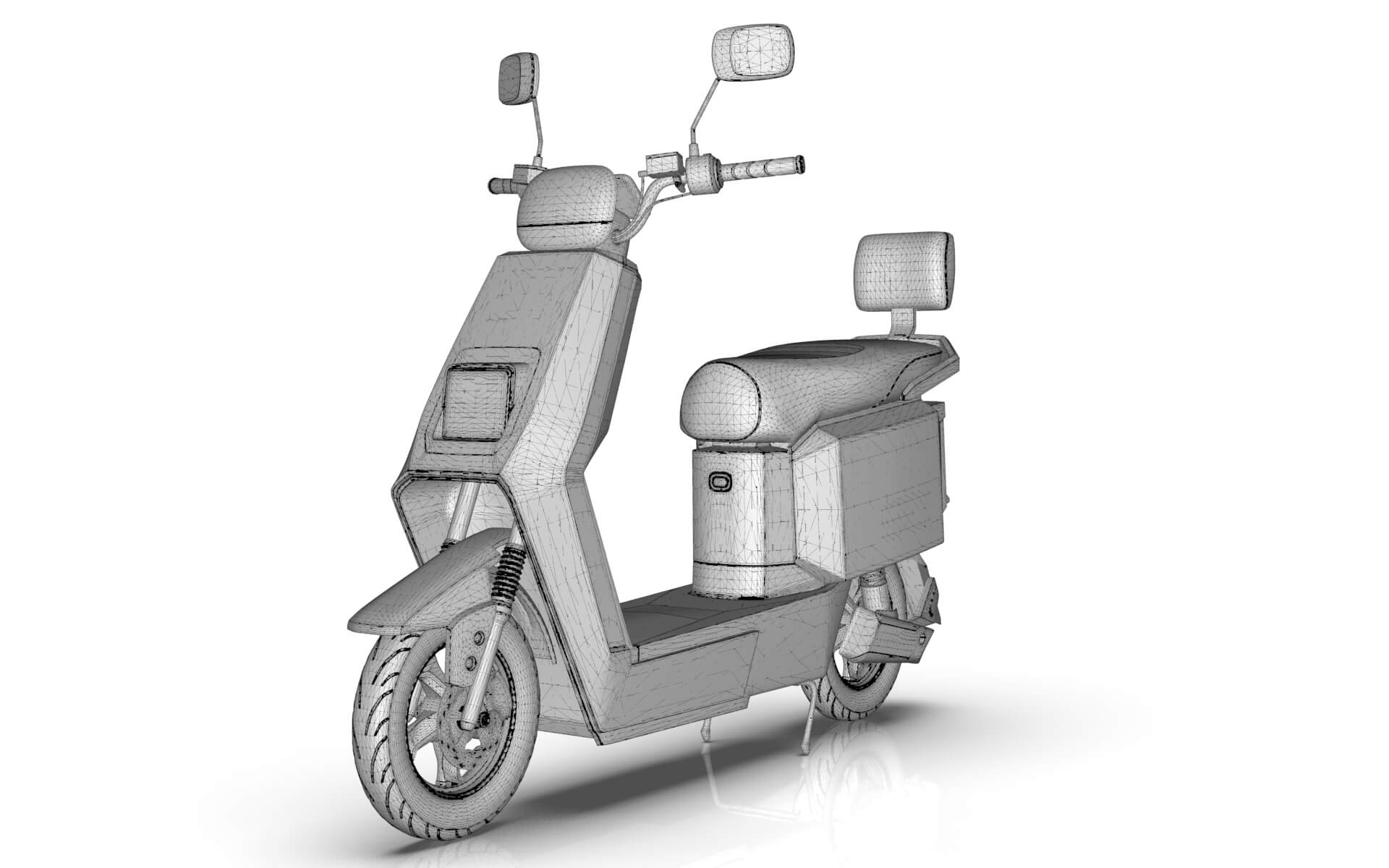 Electric Scooter 3D Model by Arq_Lugo