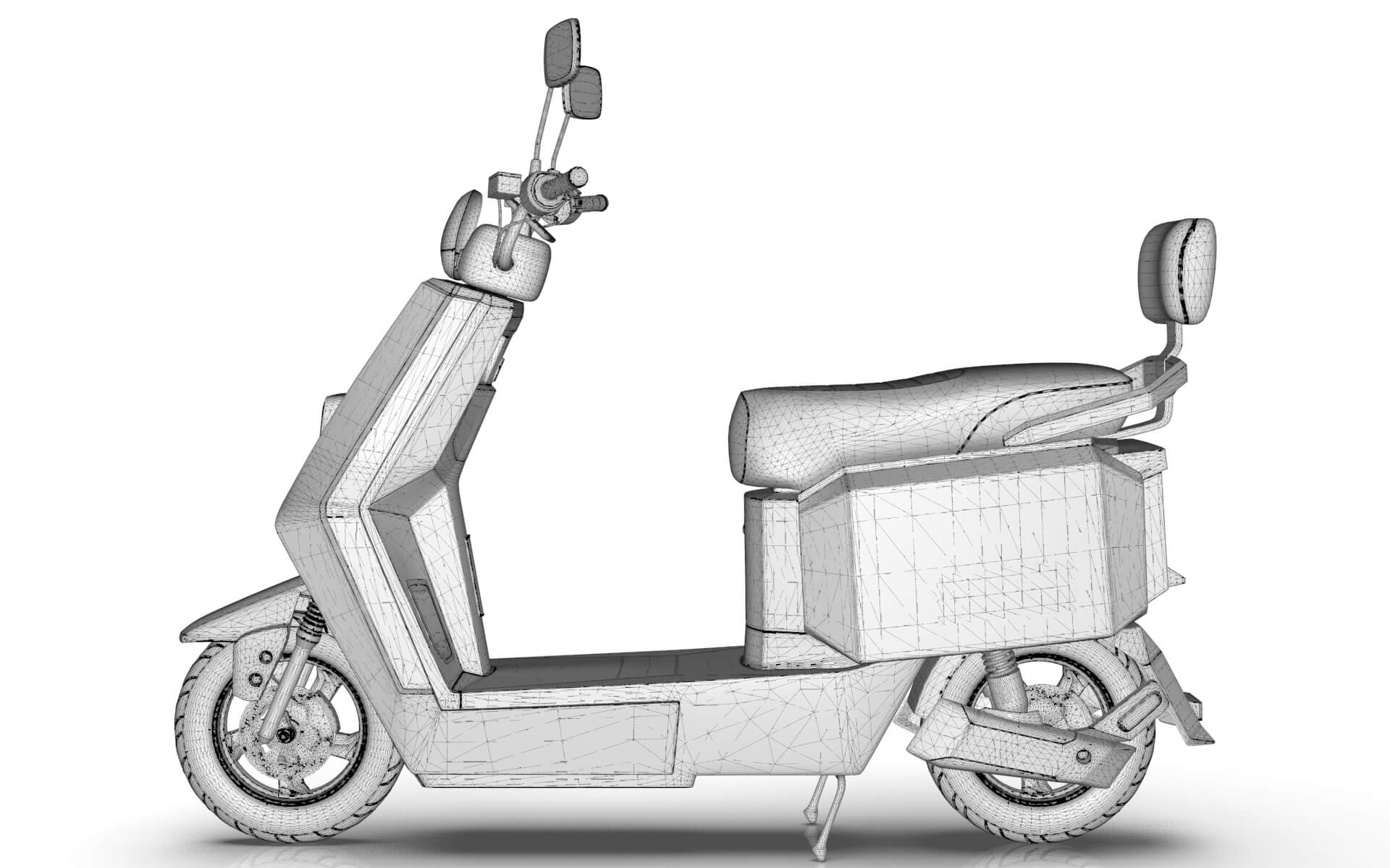 Electric Scooter 3D Model by Arq_Lugo