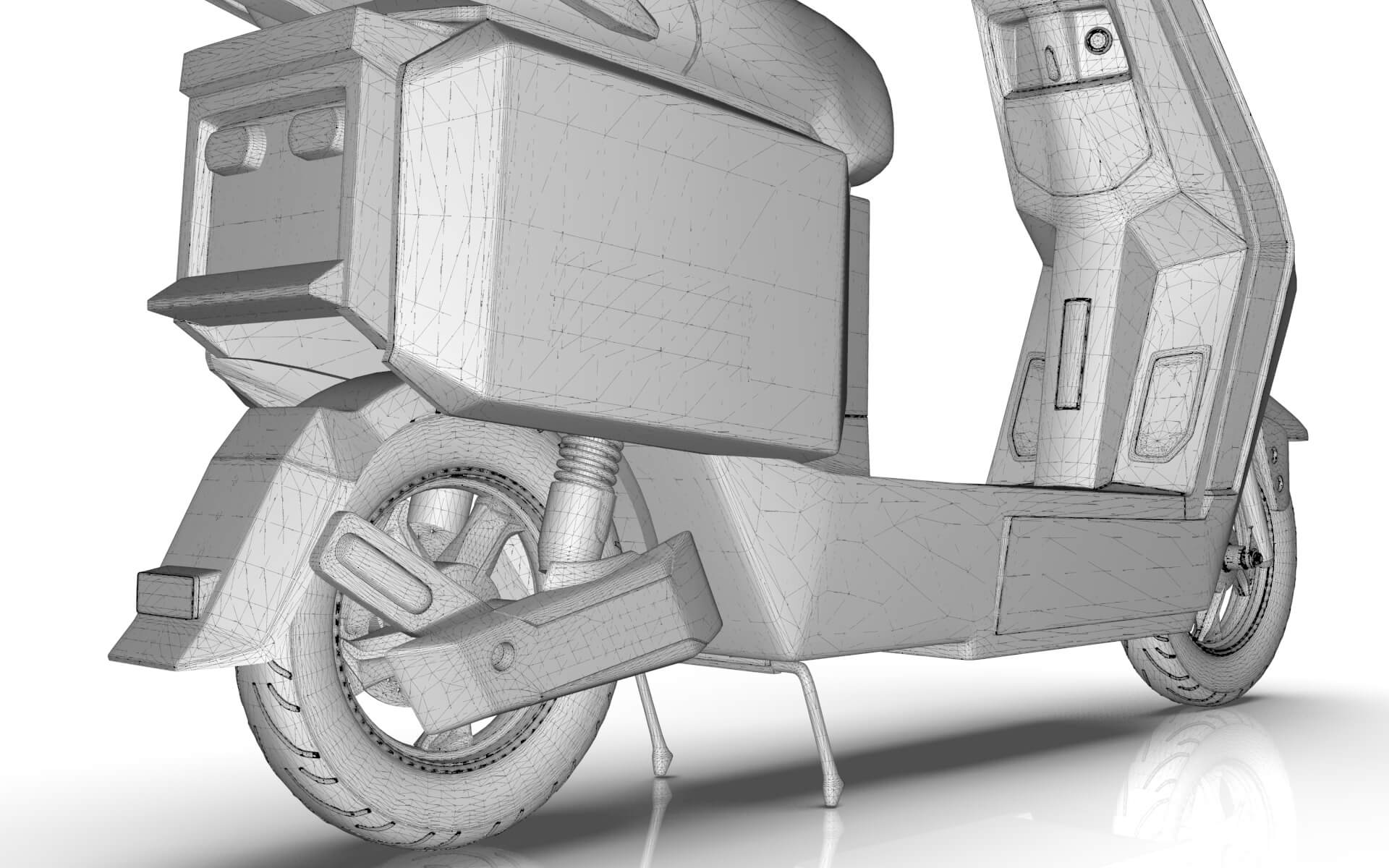 Electric Scooter 3D Model by Arq_Lugo