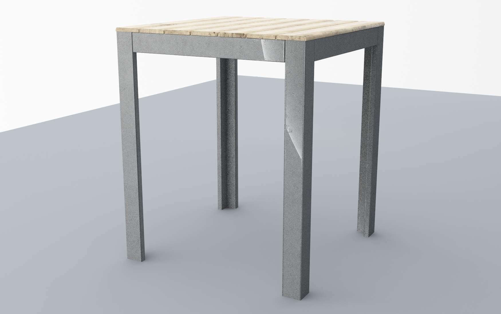 IKEA Falster Table - 3D Model by Arq_Lugo