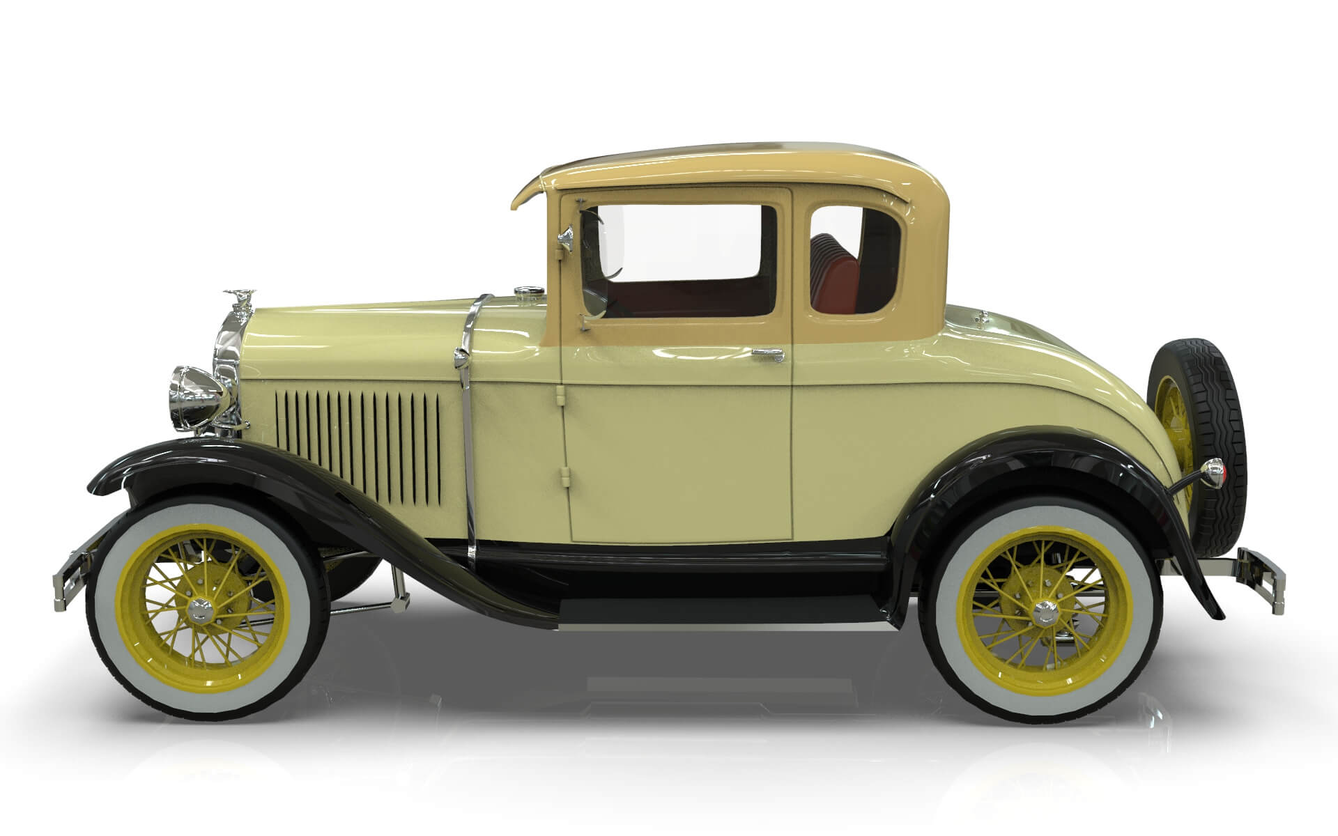 Ford Model a Coupe 1930 by Arq_Lugo