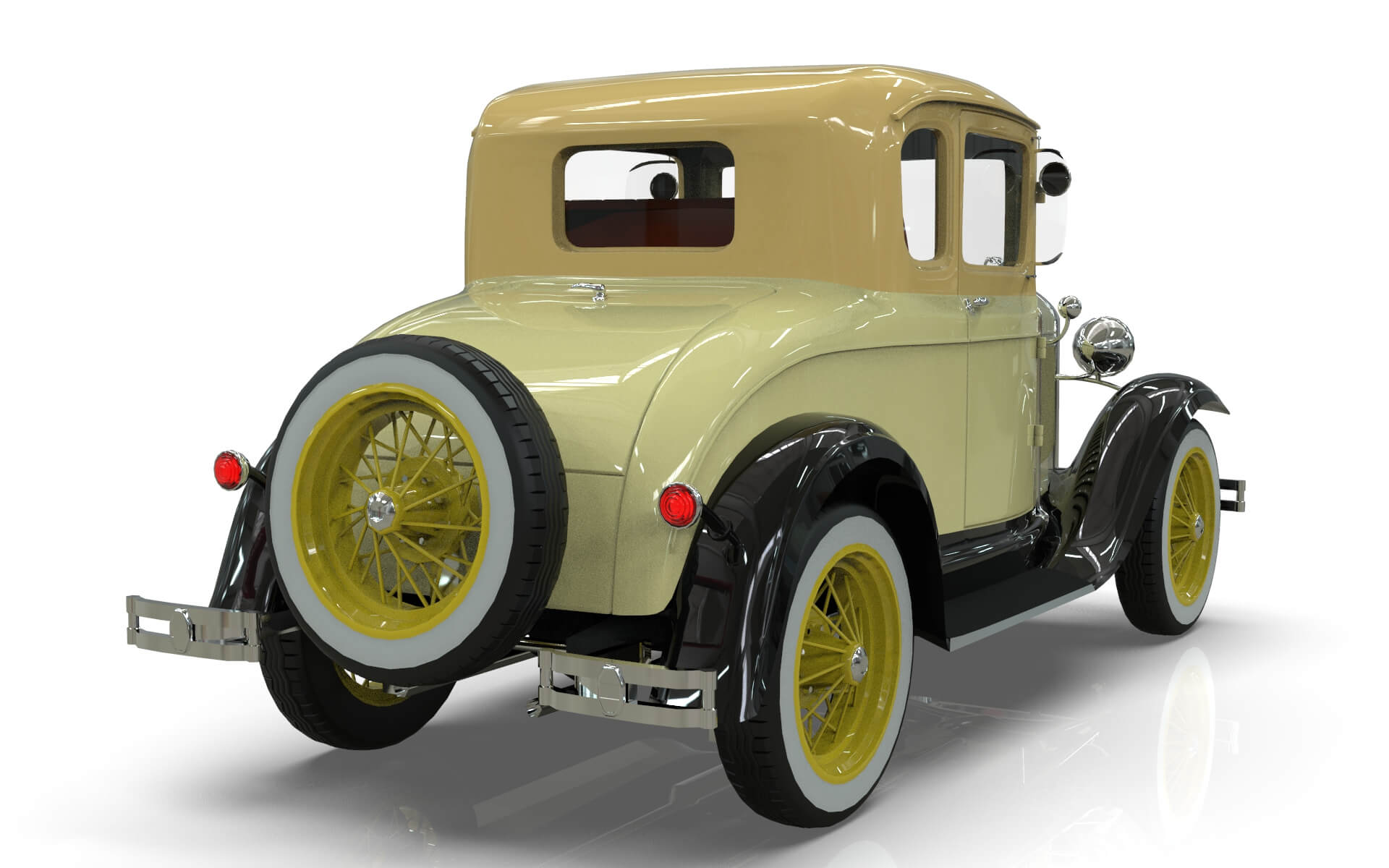 Ford Model a Coupe 1930 by Arq_Lugo