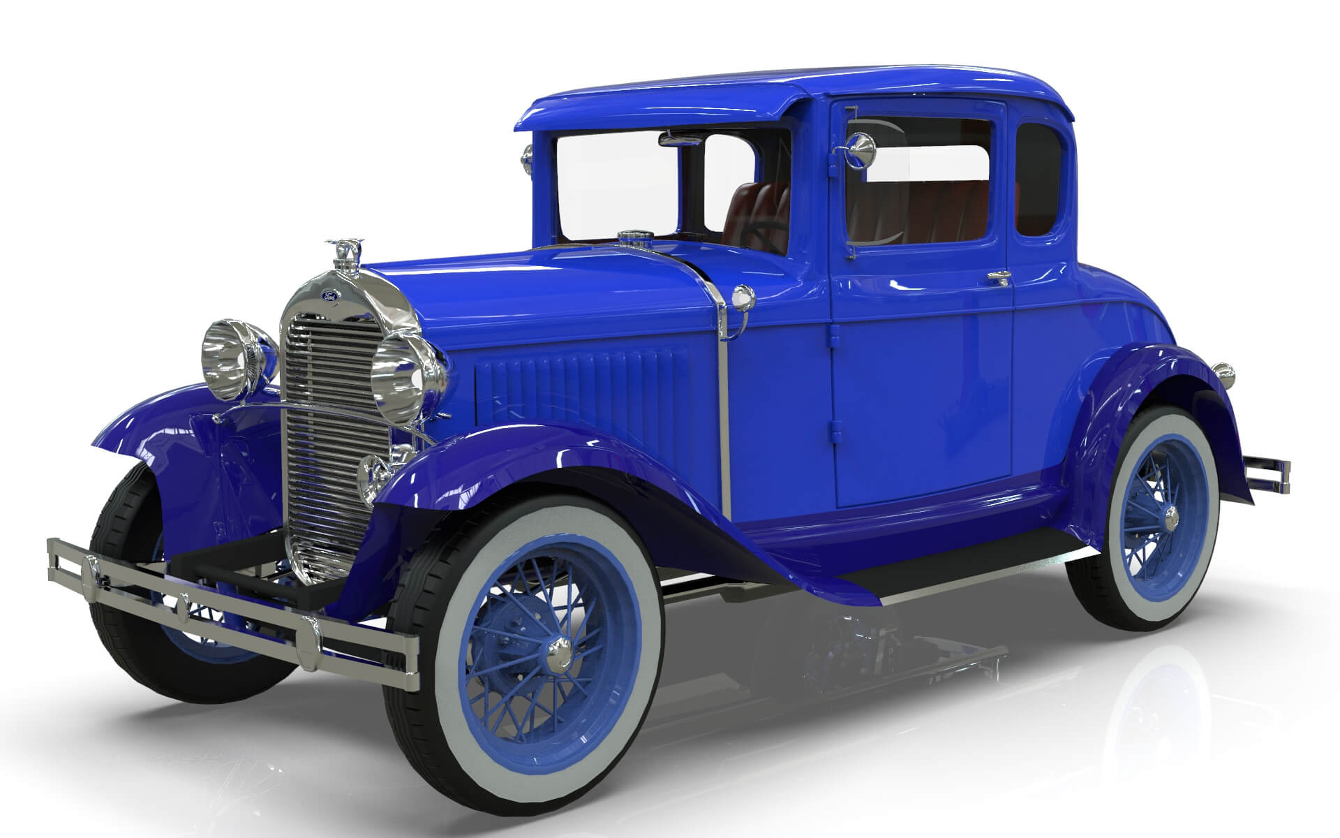 Ford Model a Coupe 1930 by Arq_Lugo