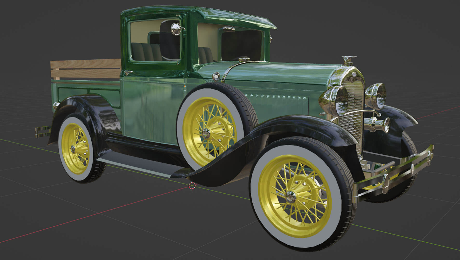 Ford Model a Pickup 1930 by Arq_Lugo