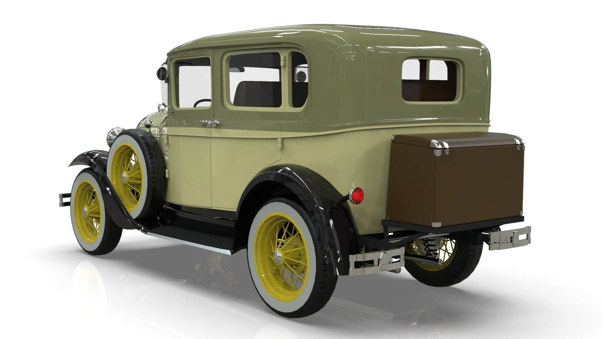 Ford Model A Sedan 4 Doors 1930 by Arq_Lugo