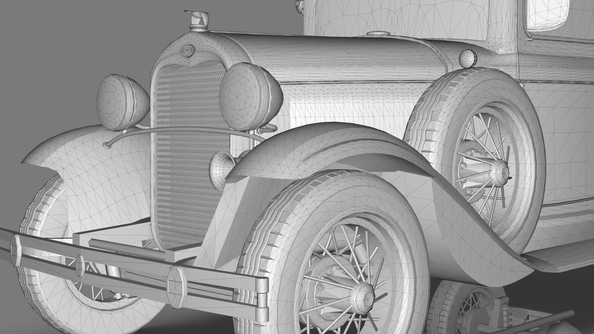 Ford Model A Sedan 4 Doors 1930 by Arq_Lugo