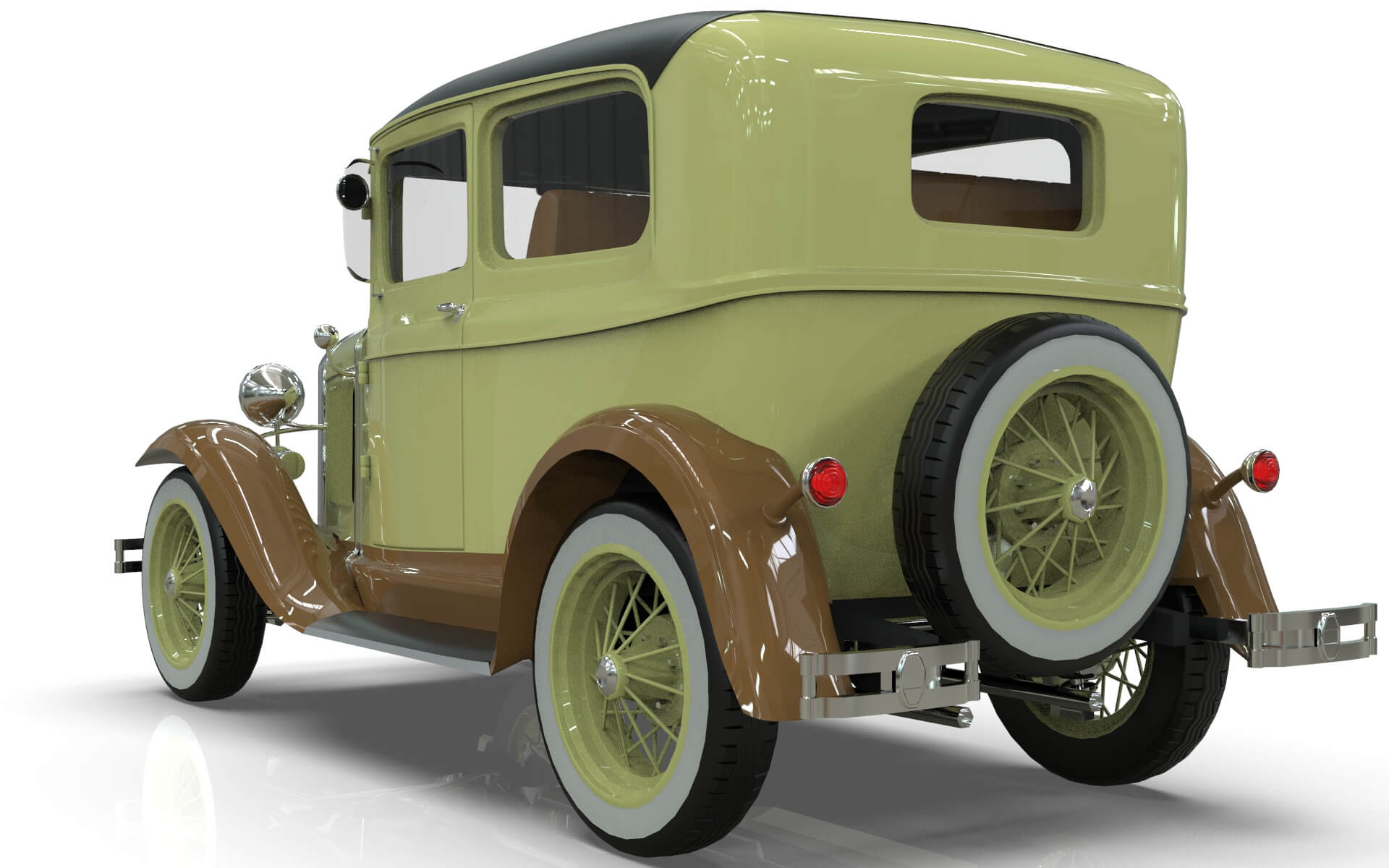 Ford Model a Tudor 1930 by Arq_Lugo