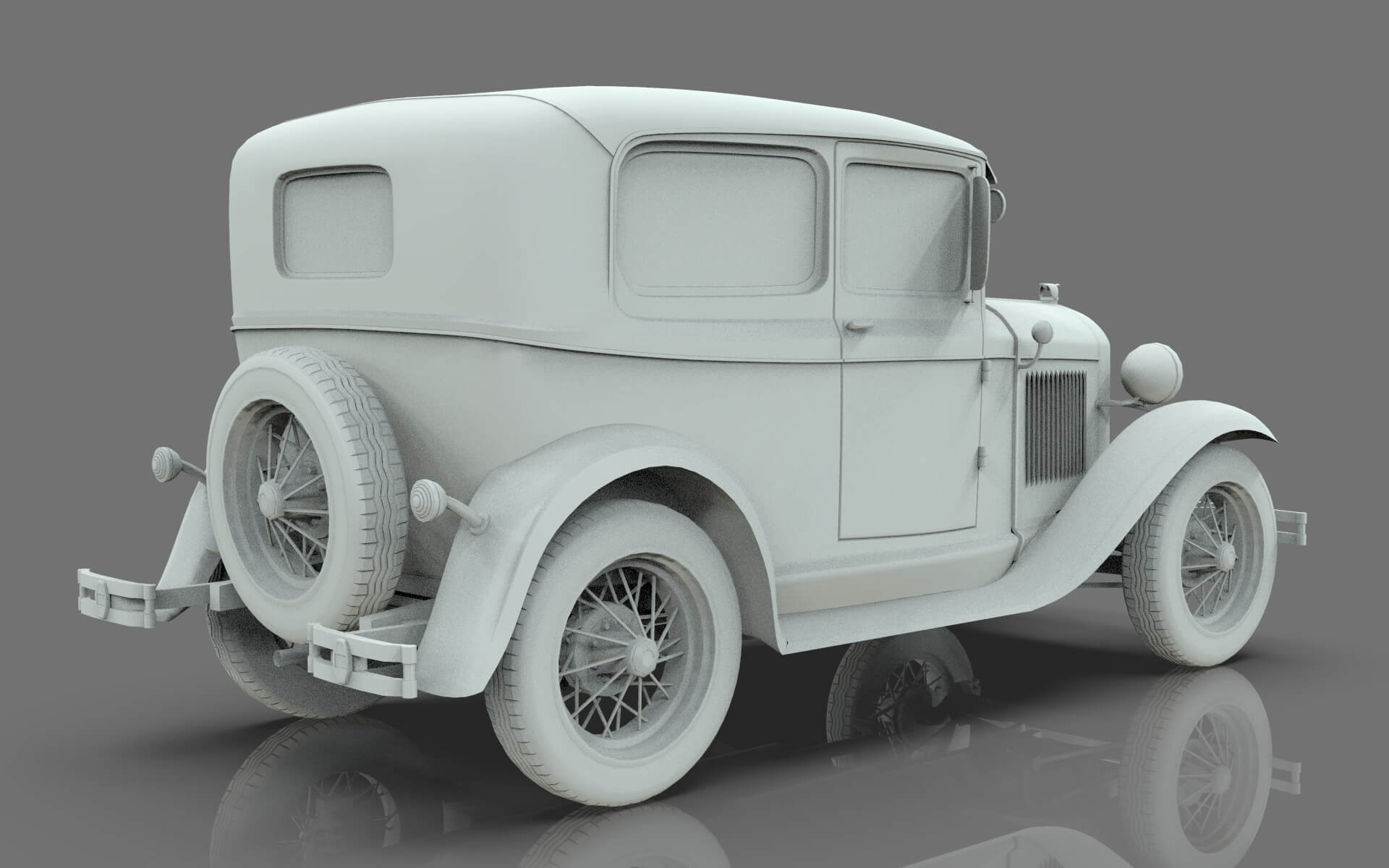 Ford Model a Tudor 1930 by Arq_Lugo