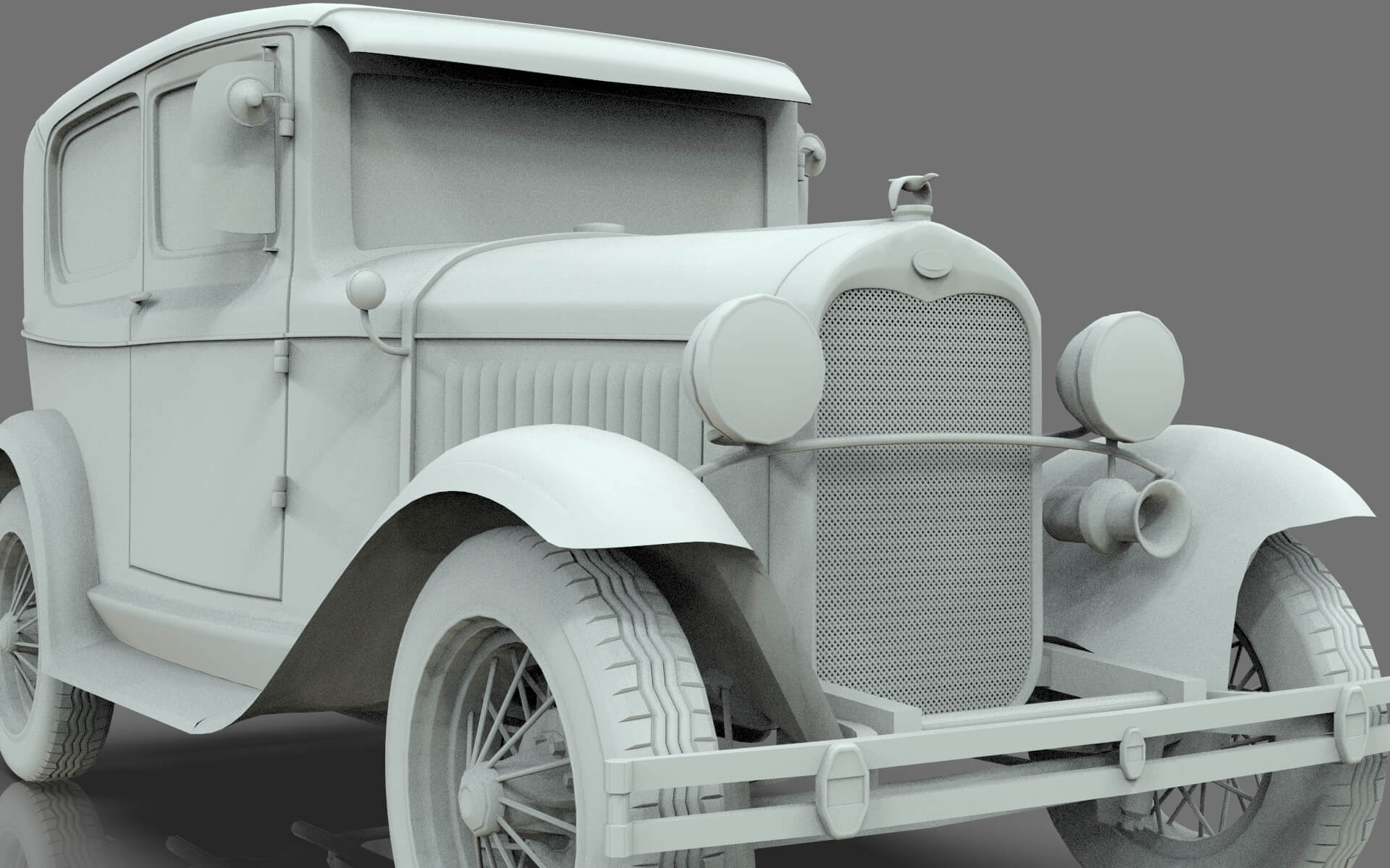 Ford Model a Tudor 1930 by Arq_Lugo