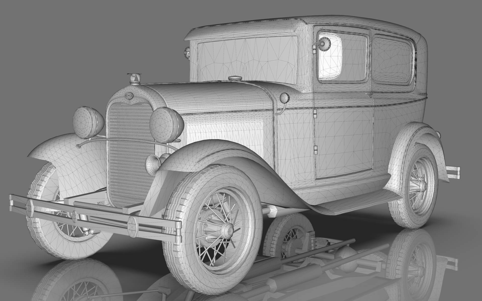 Ford Model a Tudor 1930 by Arq_Lugo