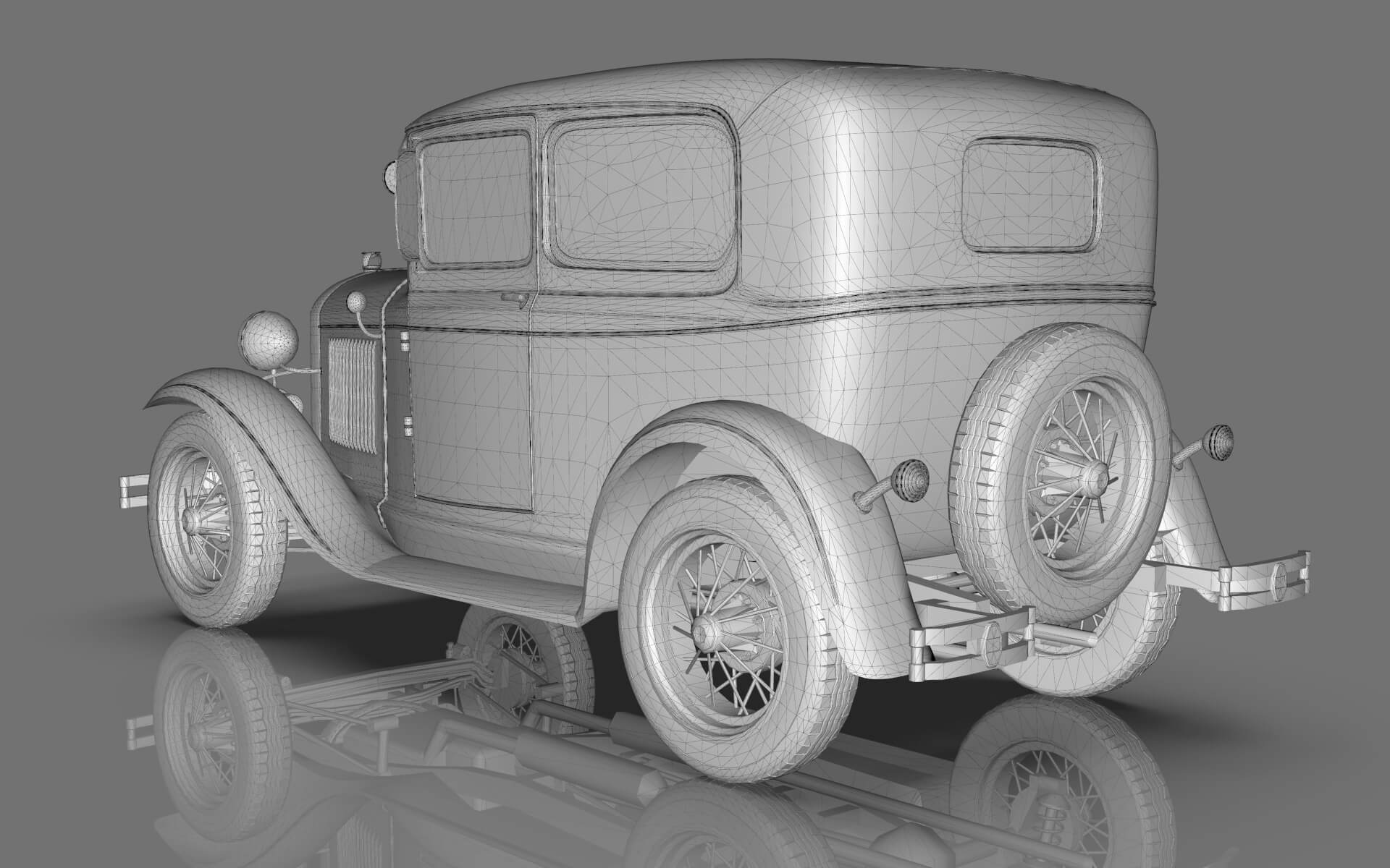 Ford Model a Tudor 1930 by Arq_Lugo