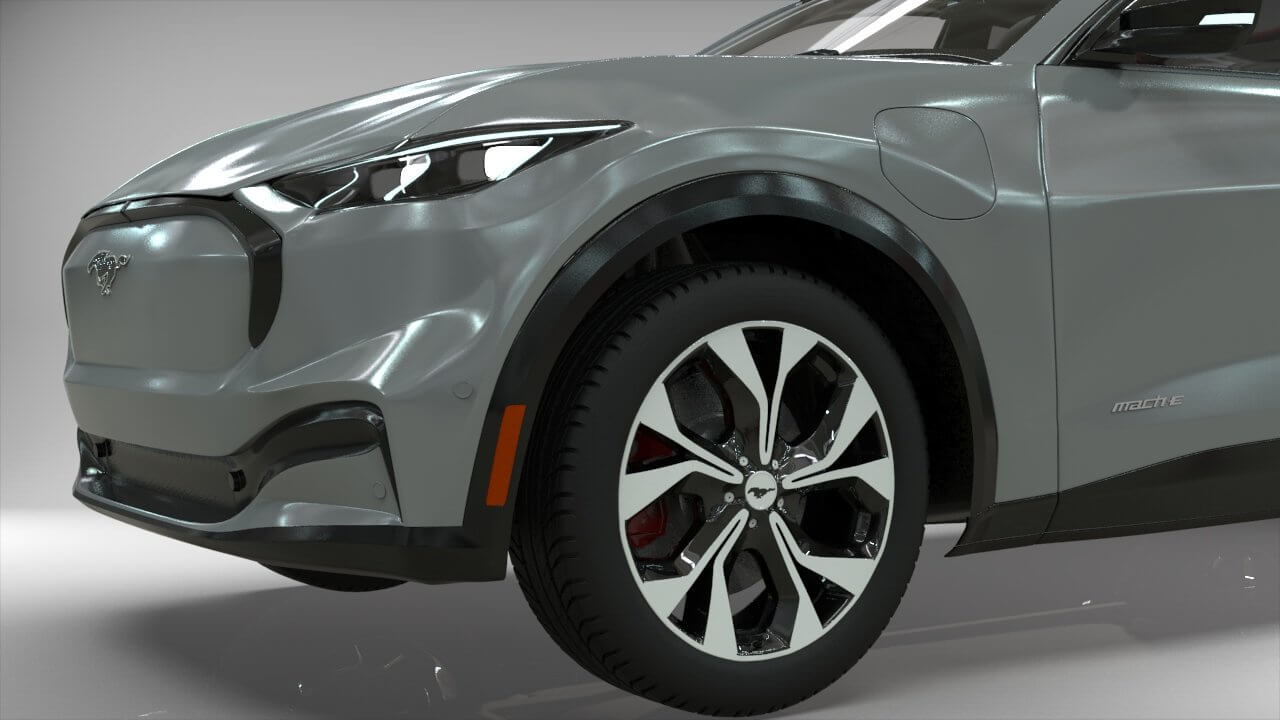 Ford Mustang MACH-E 2021 First Edition 3D Model by Arq_Lugo