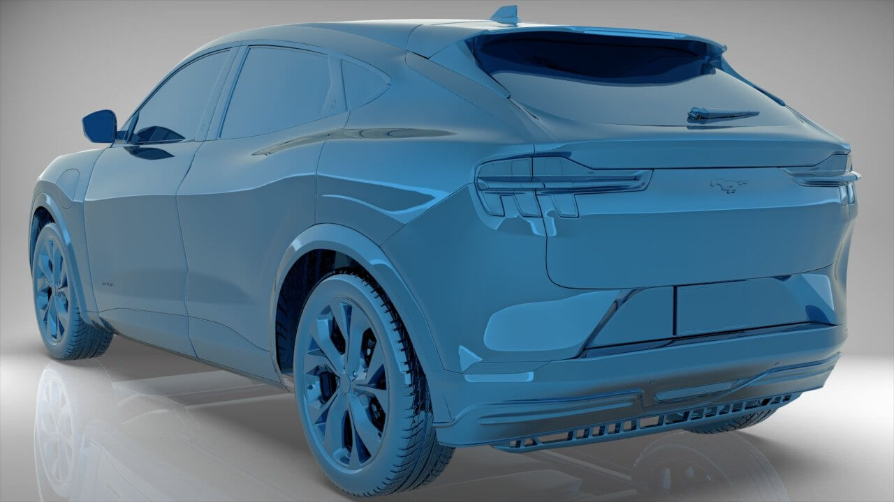 Ford Mustang MACH-E 2021 First Edition 3D Model by Arq_Lugo