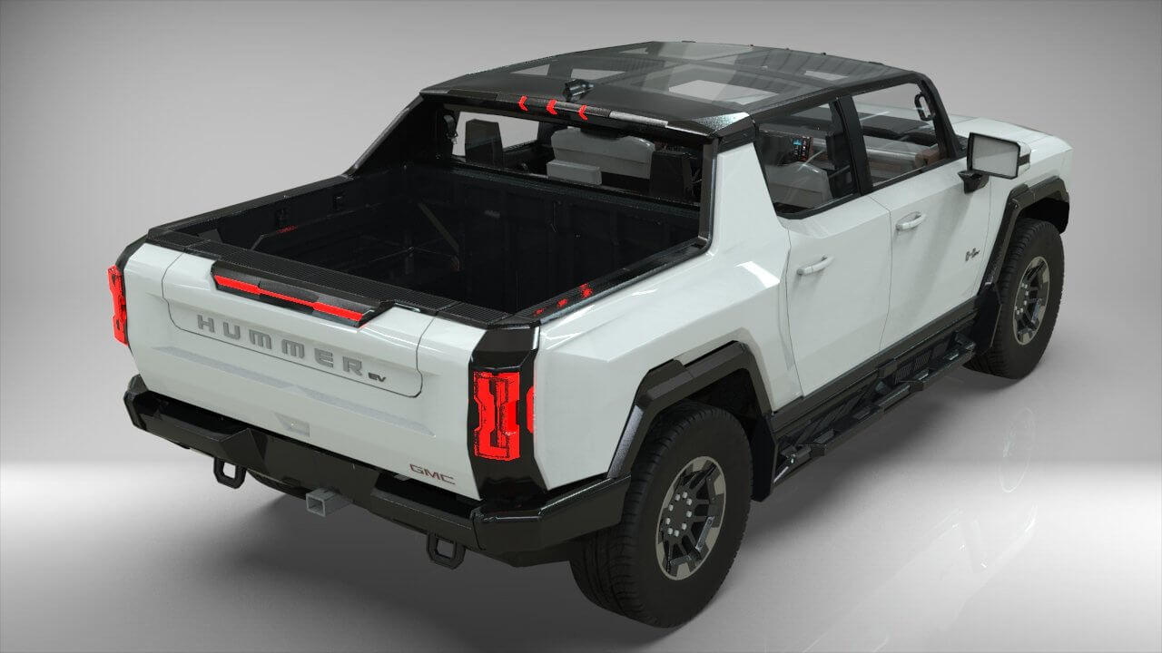 GMC Hummer EV 2021 Electric Truck - 3D Model by Arq_Lugo