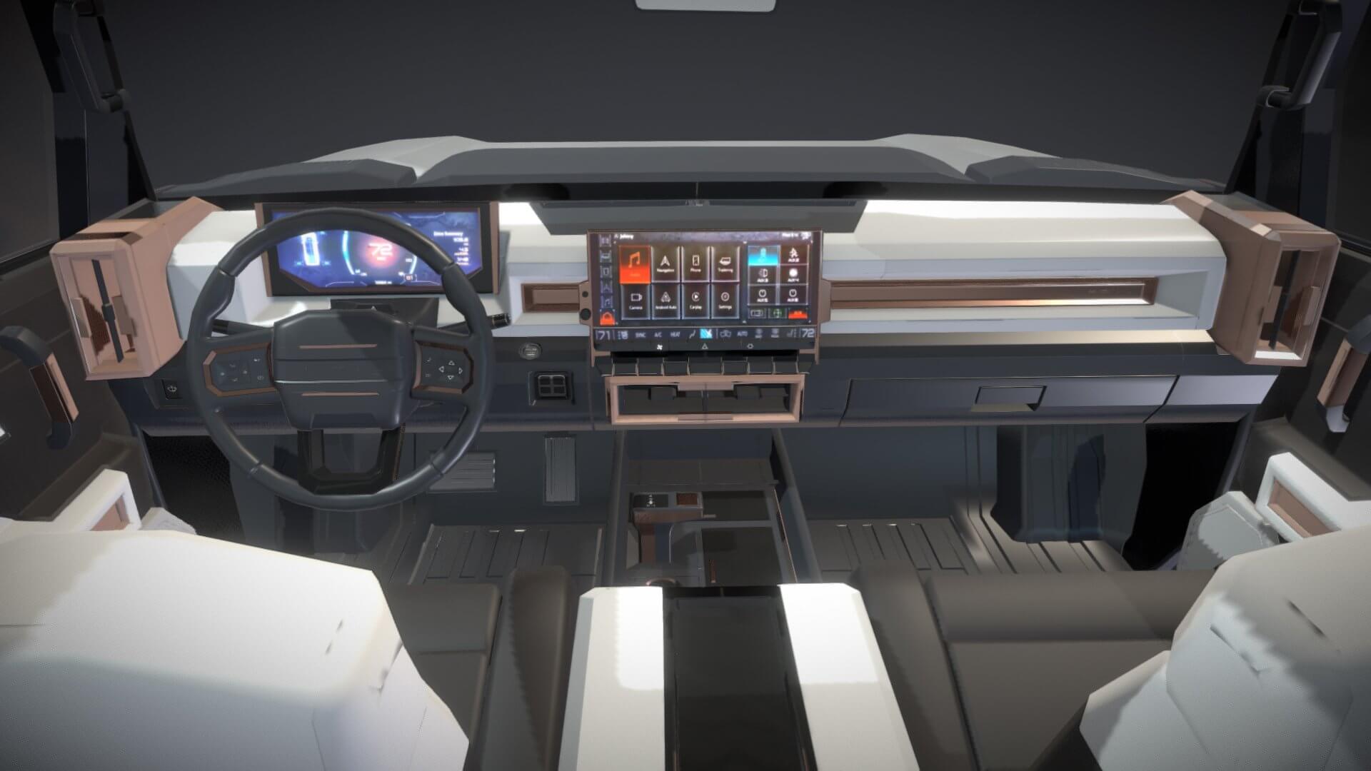 GMC Hummer EV 2021 Electric Truck - 3D Model by Arq_Lugo