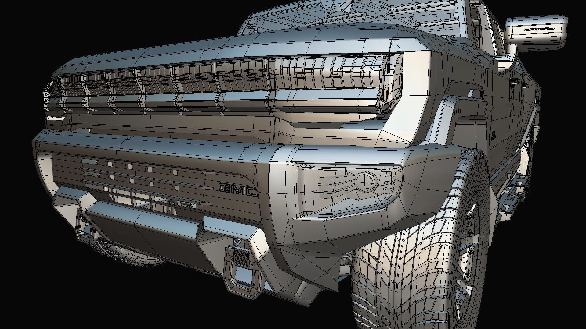 GMC Hummer EV 2021 Electric Truck - 3D Model by Arq_Lugo