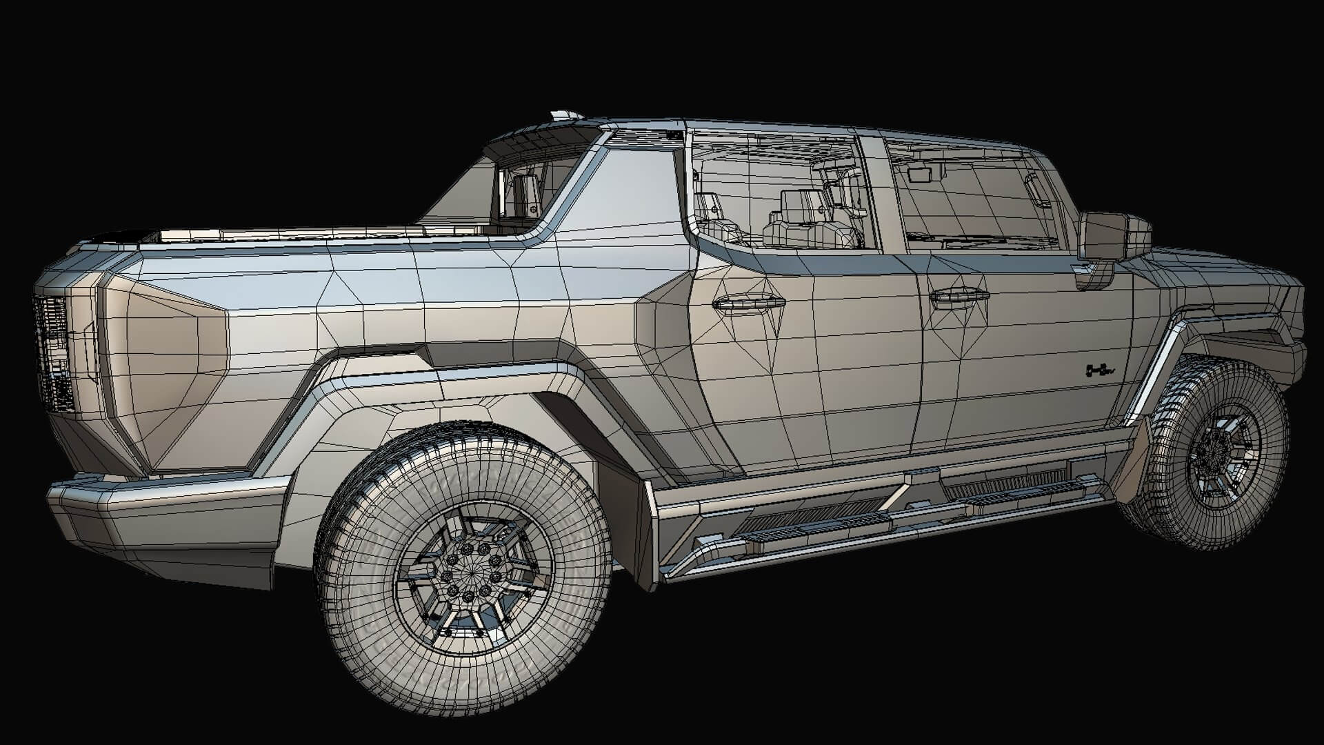GMC Hummer EV 2021 Electric Truck - 3D Model by Arq_Lugo