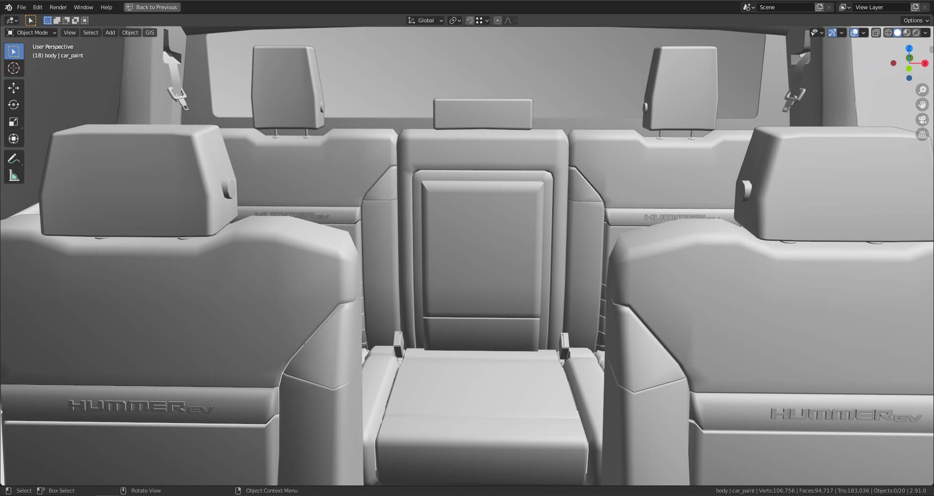 GMC Hummer EV 2021 Electric Truck - 3D Model by Arq_Lugo