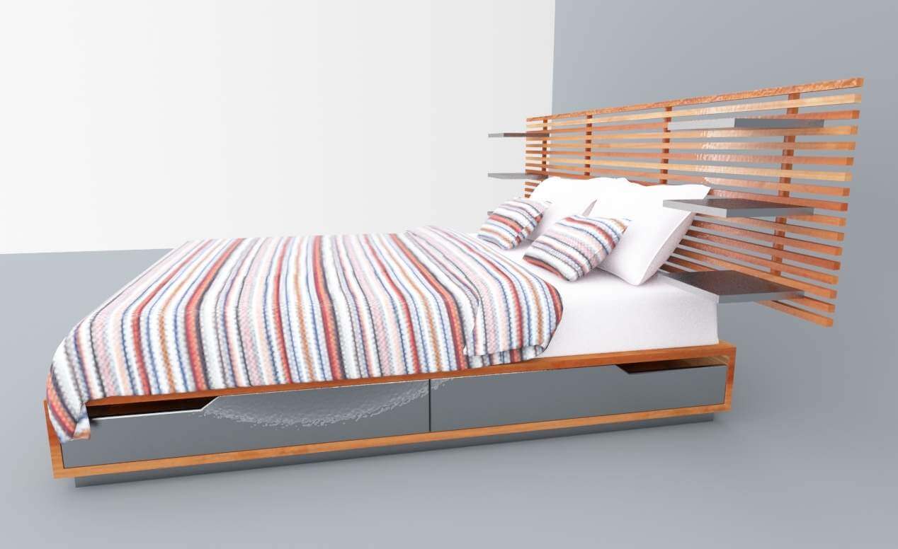 IKEA Mandal Bed - 3D Model by Arq_Lugo